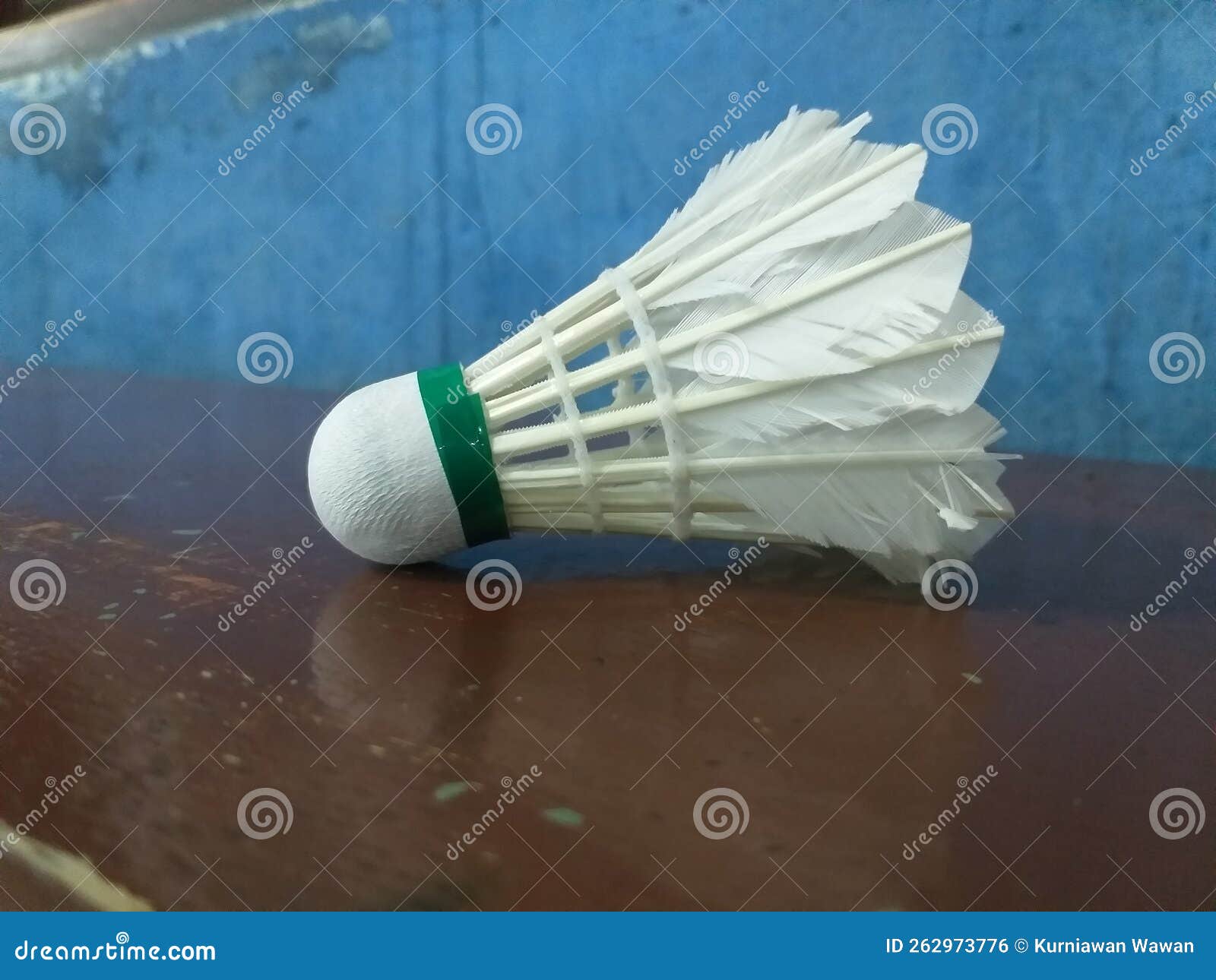 Shuttlecock after Being Hit Stock Photo - Image of shuttlecock ...