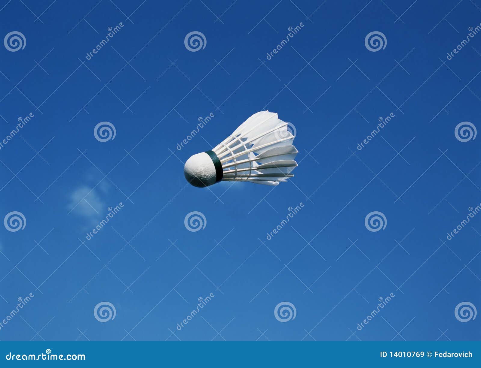 Shuttlecock flying stock image. Image of throw, blow - 14010769