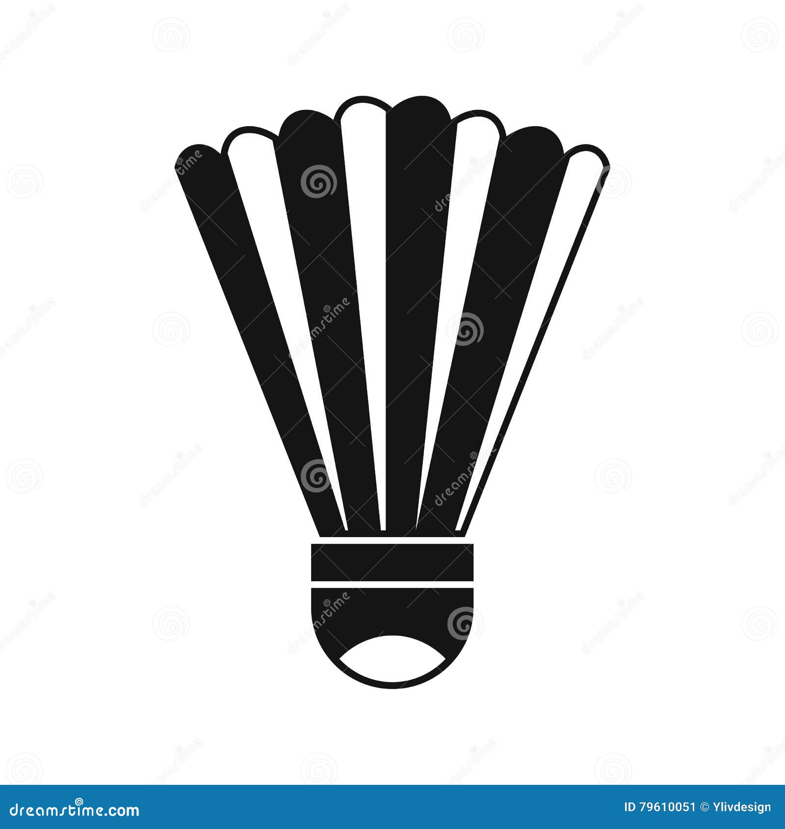 Shuttlecock Icon Vector Illustration | CartoonDealer.com #85848832