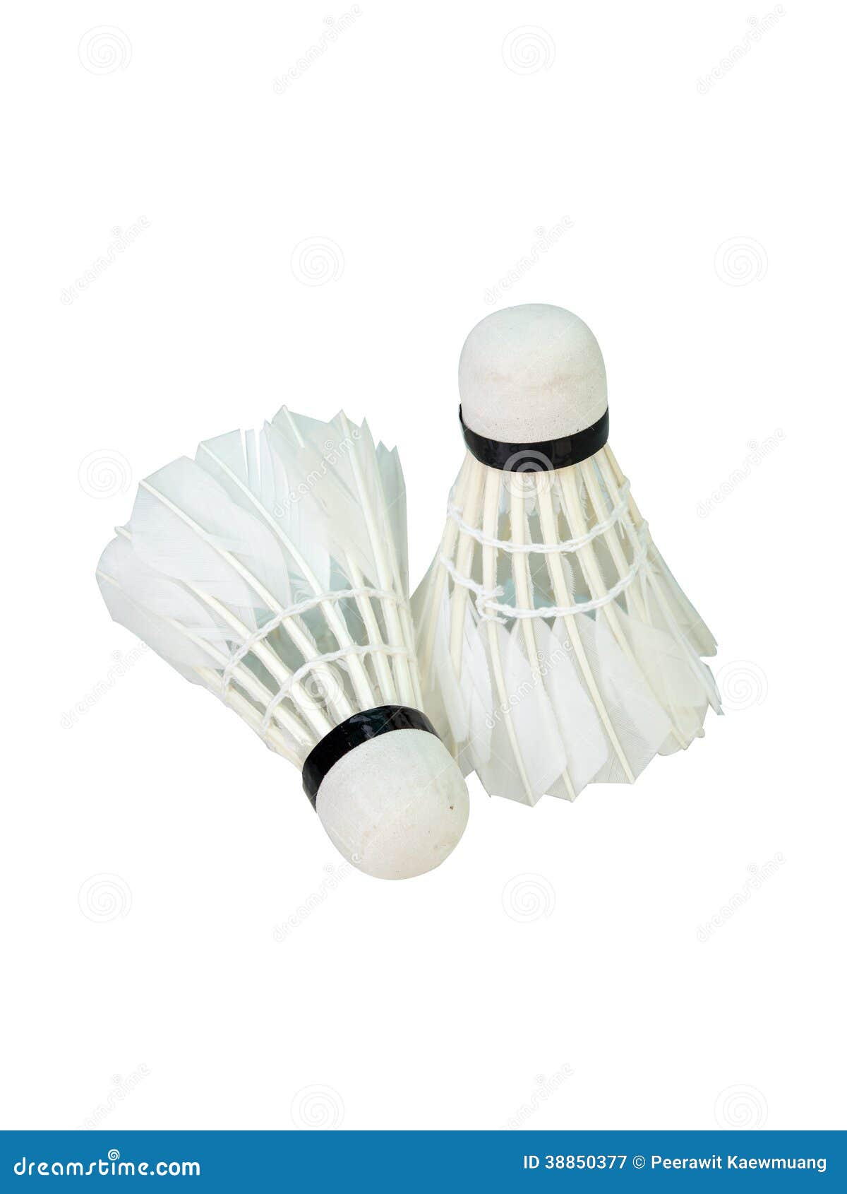 Shuttlecock stock image. Image of feather, macro, badminton - 38850377