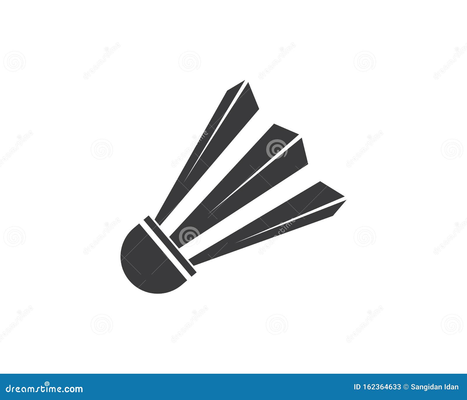 Shuttlecock Vector Icon Logo Illustration Design Stock Vector ...