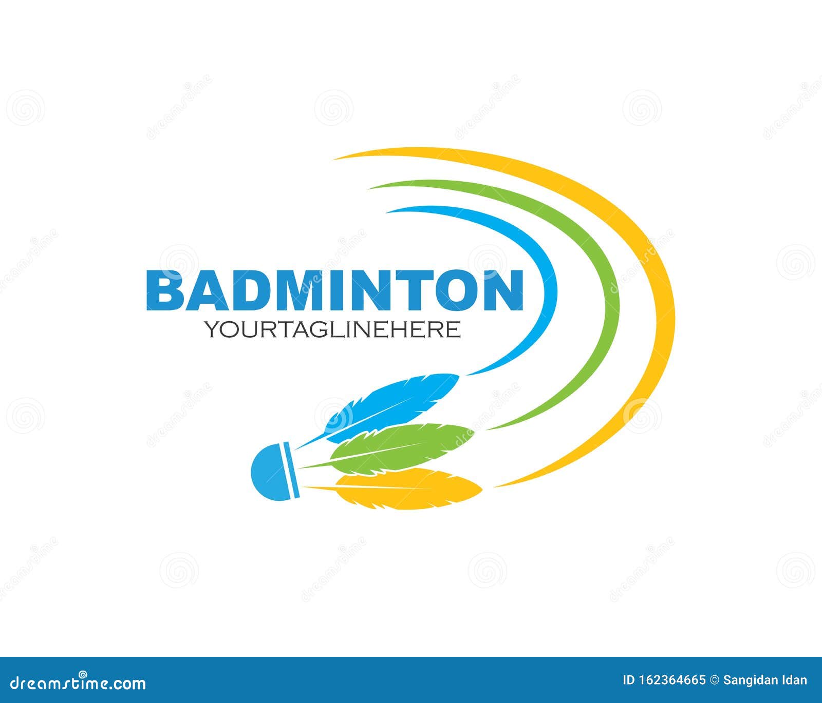 Shuttlecock Vector Icon Logo Illustration Design Stock Vector ...