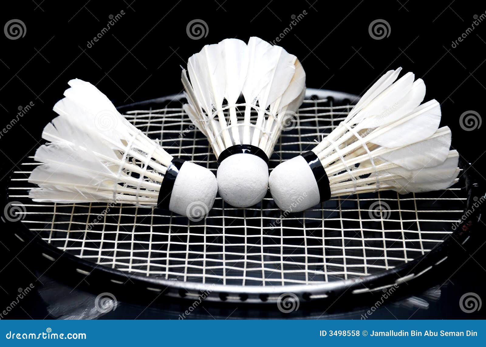 Shuttlecocks stock photo. Image of competition, sport - 3498558