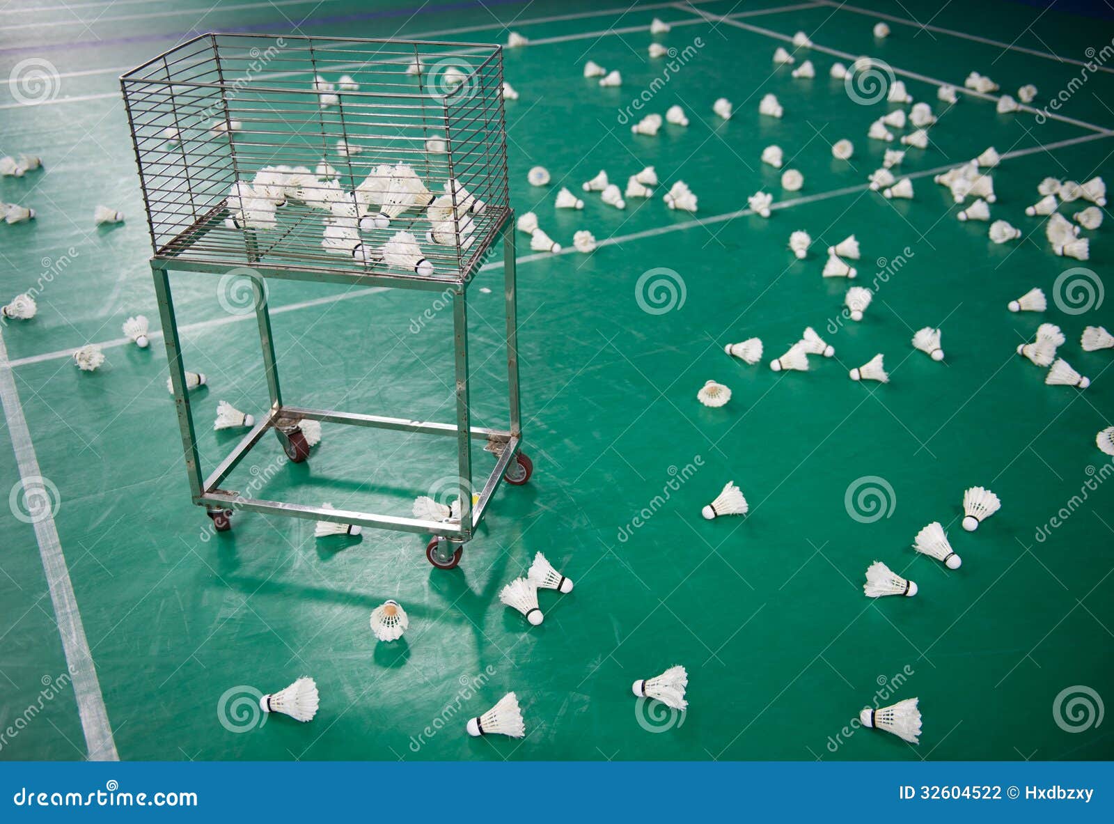 Shuttlecocks stock photo. Image of healthy, indoor, container - 32604522