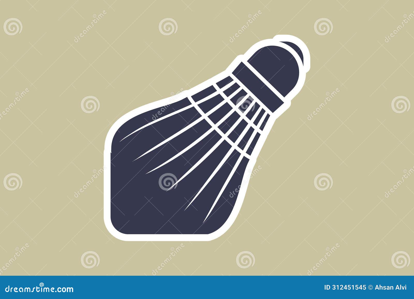 Shuttlecocks Splash Badminton Vector, Badminton Logo Sticker Design ...