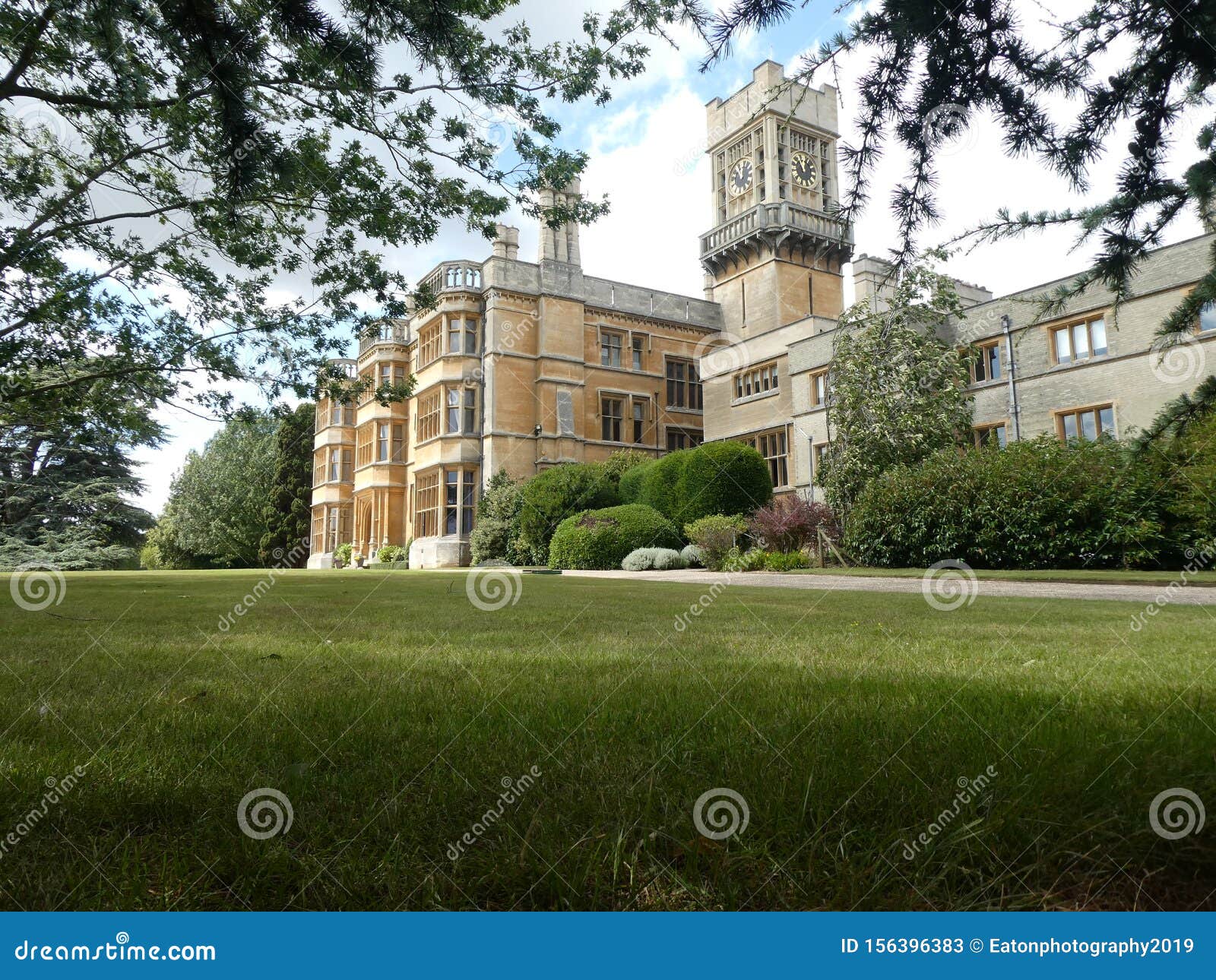 Shuttleworth House in the Sun Stock Image - Image of biggleswade ...