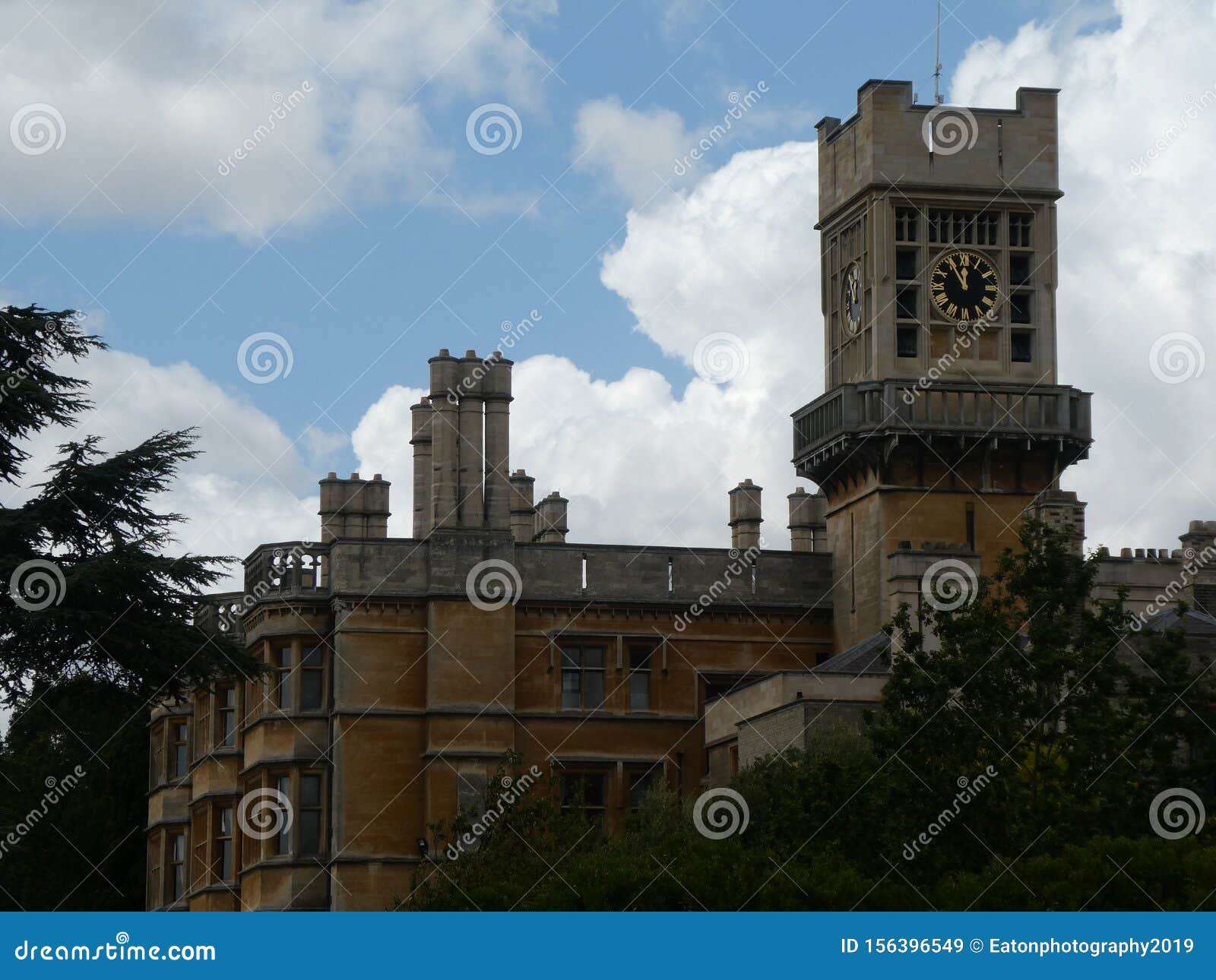 Shuttleworth House in the Sun Stock Image - Image of bedfordshire ...