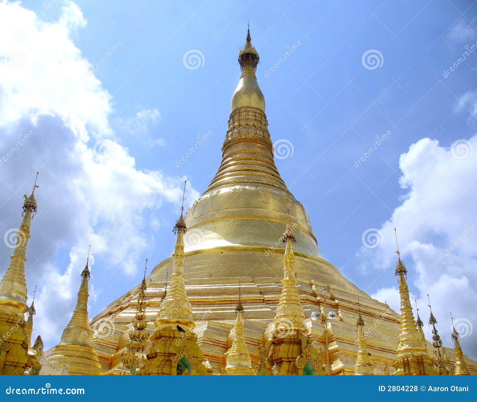 Shwedagon Pagoda stock photo. Image of myanmar, bright - 2804228