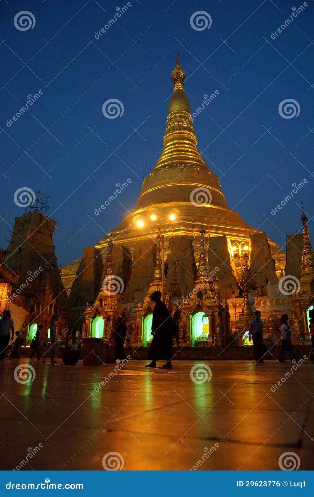 Shwedagon Paya, Yangoon, Myanmar (Birma) Stock Foto - Image of ...