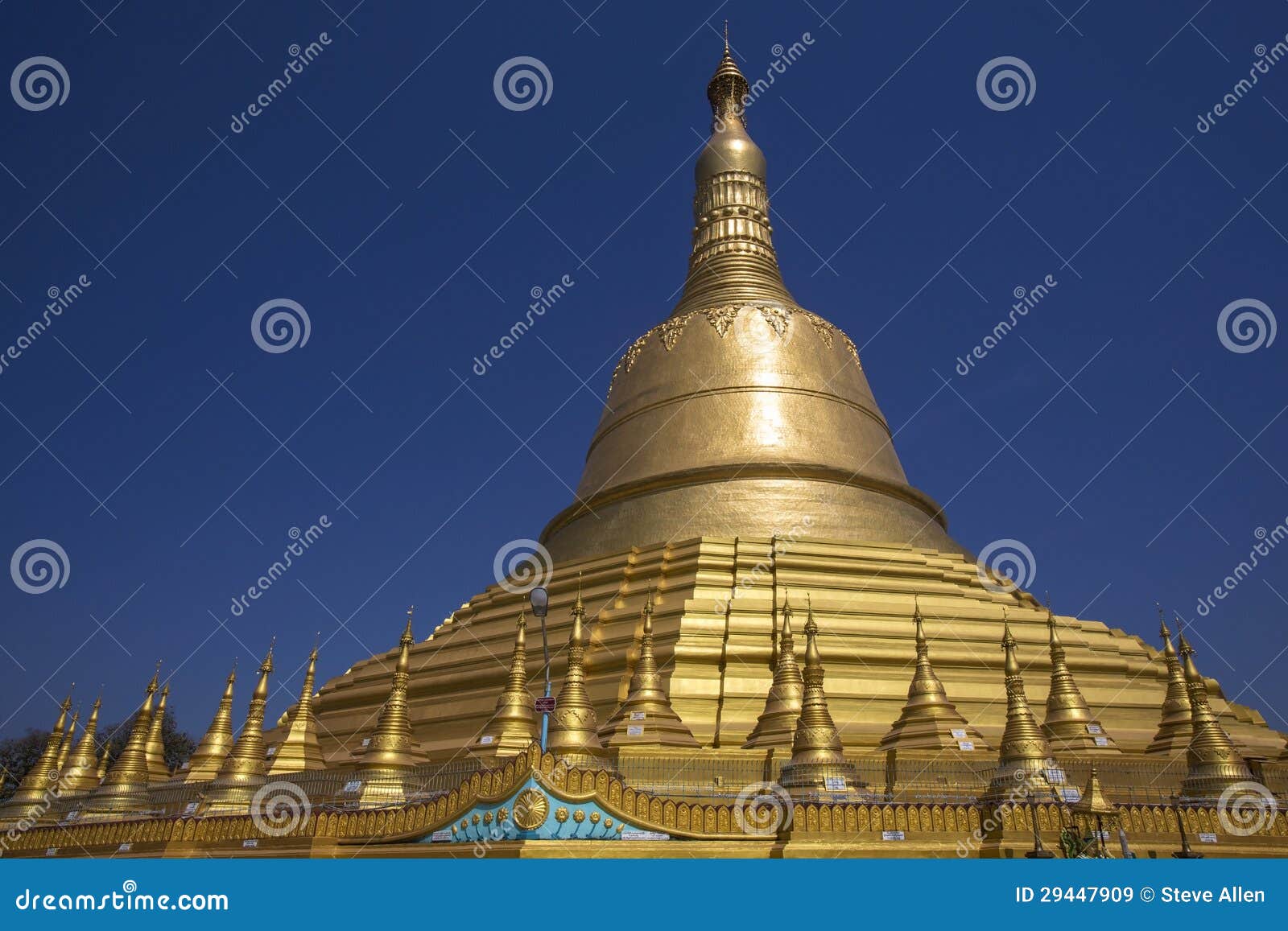 Shwemawdaw Paya - Bago - Myanmar (Burma) Stock Image - Image of ...