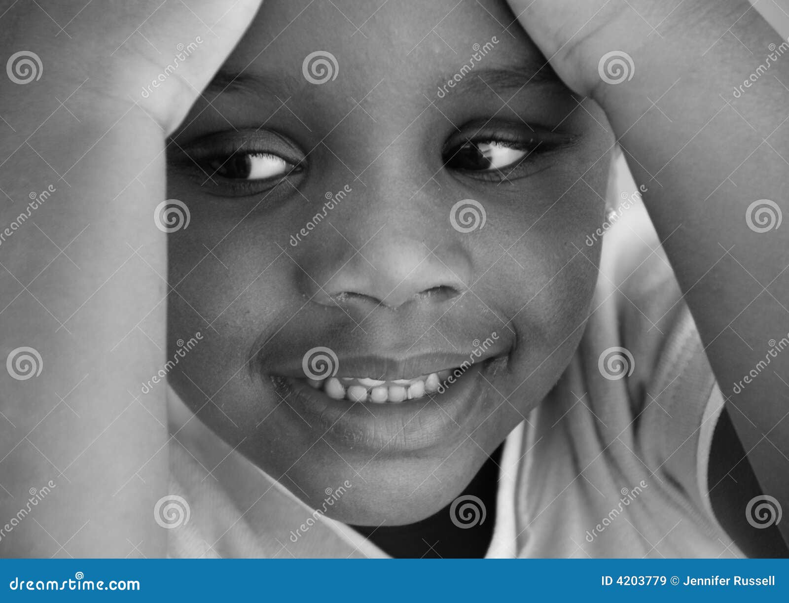 Shy stock image. Image of adorable, africa, female, ethnic - 4203779