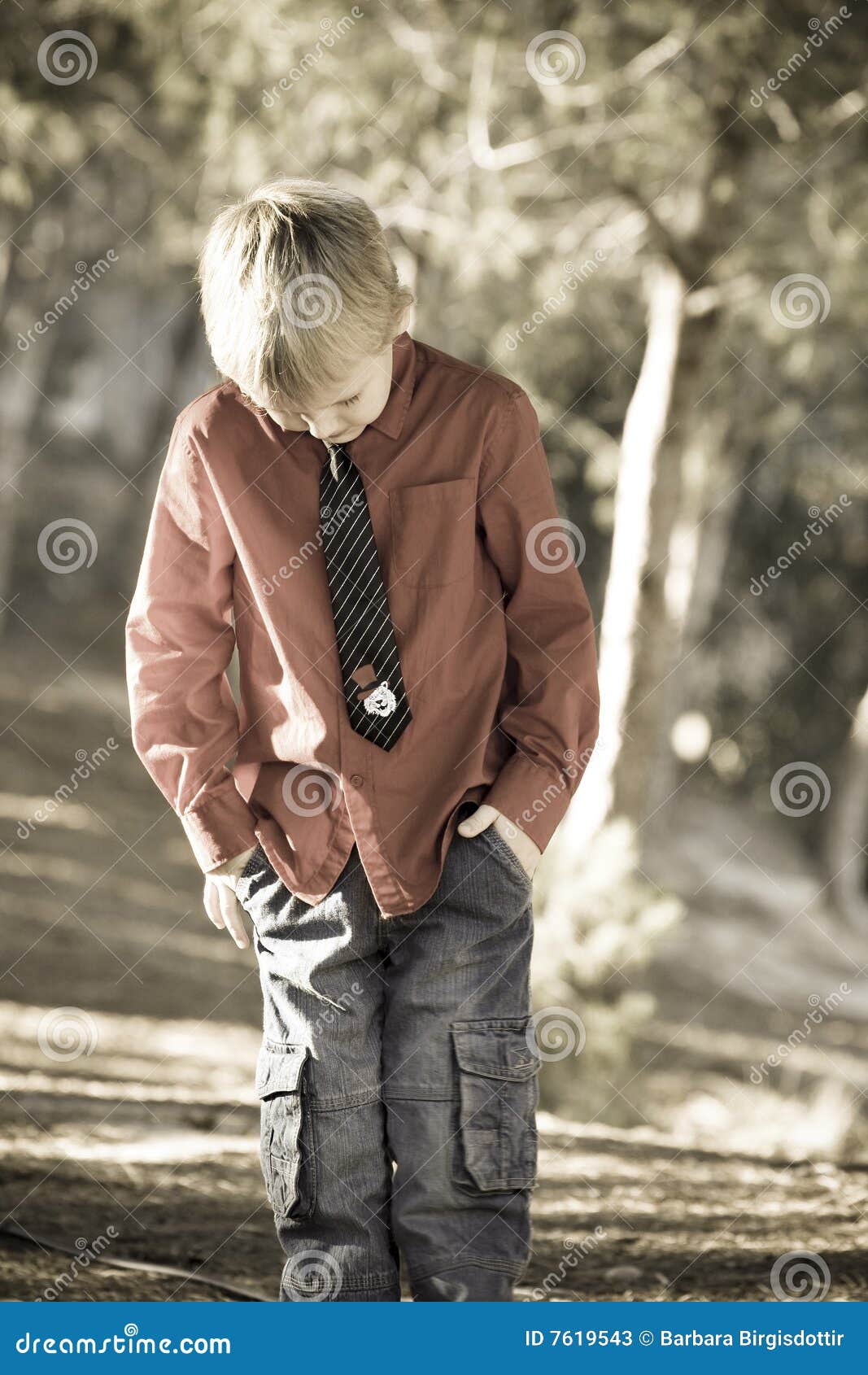 Shy boy stock image. Image of young, happy, caucasian - 7619543