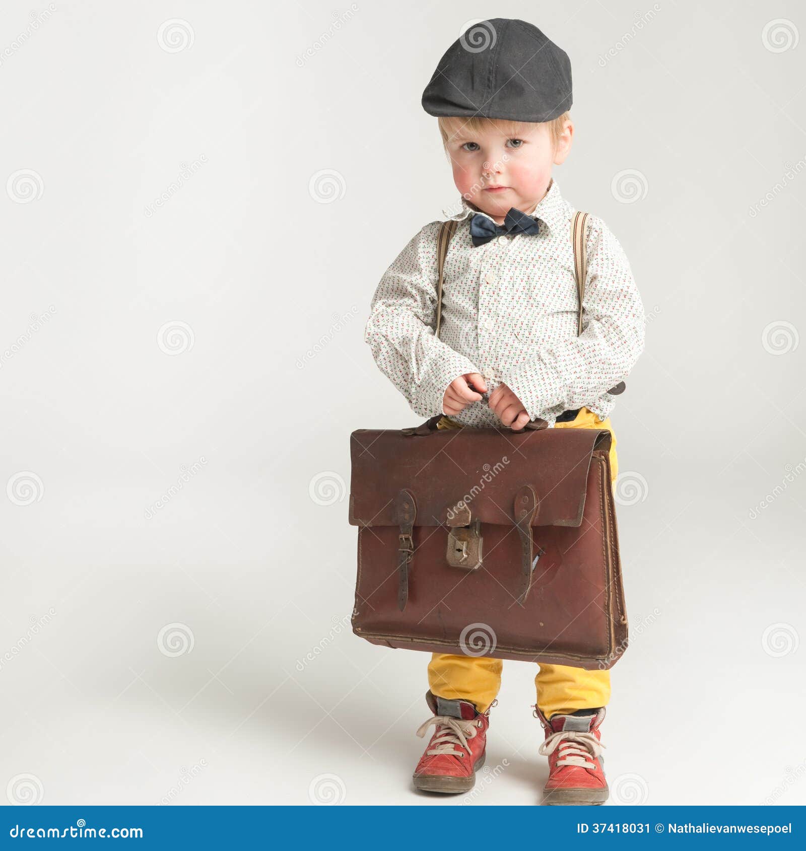A shy boy ready for school stock image. Image of adorable - 37418031