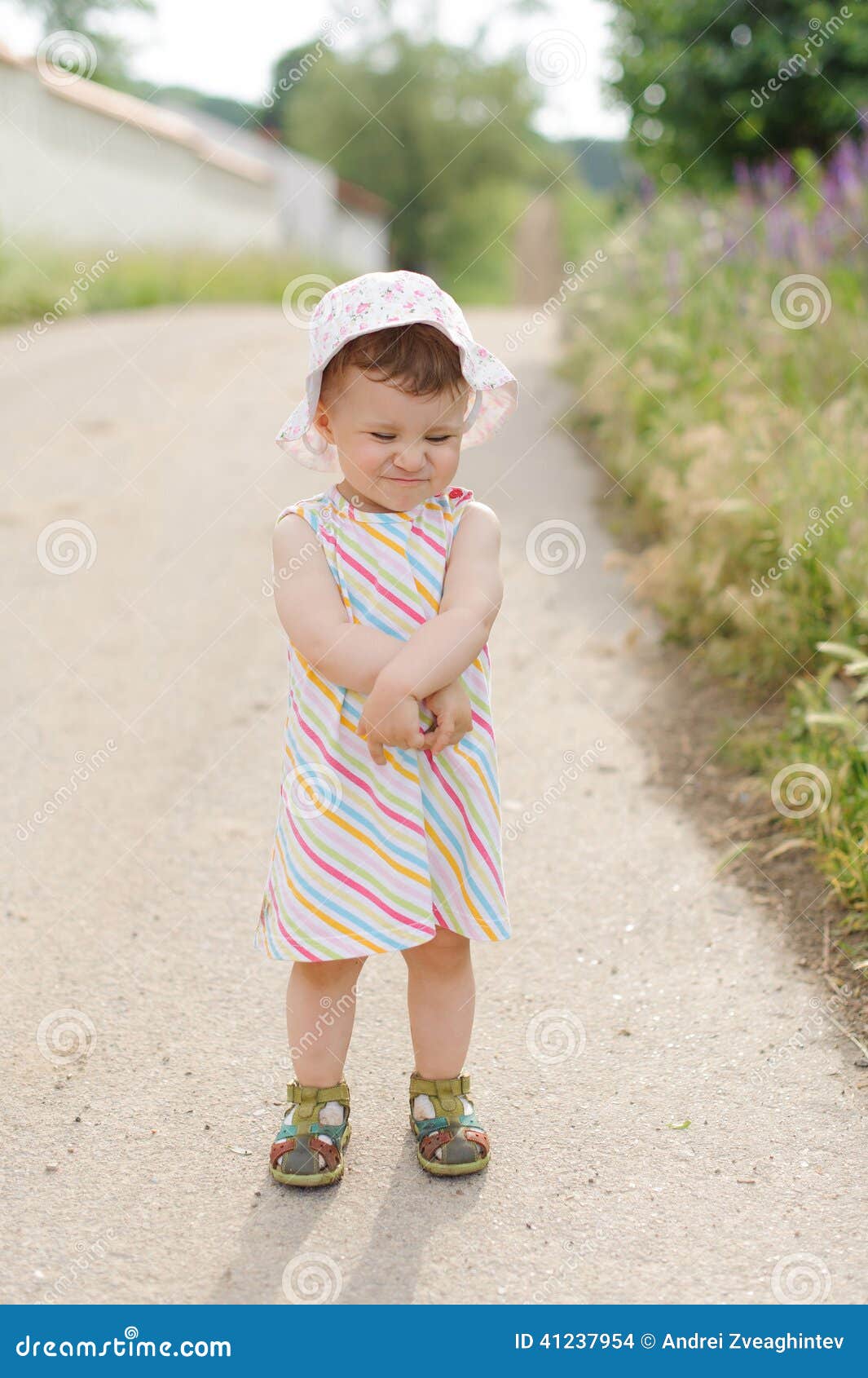 Shy Child stock photo. Image of nature, lifestyle, human - 41237954