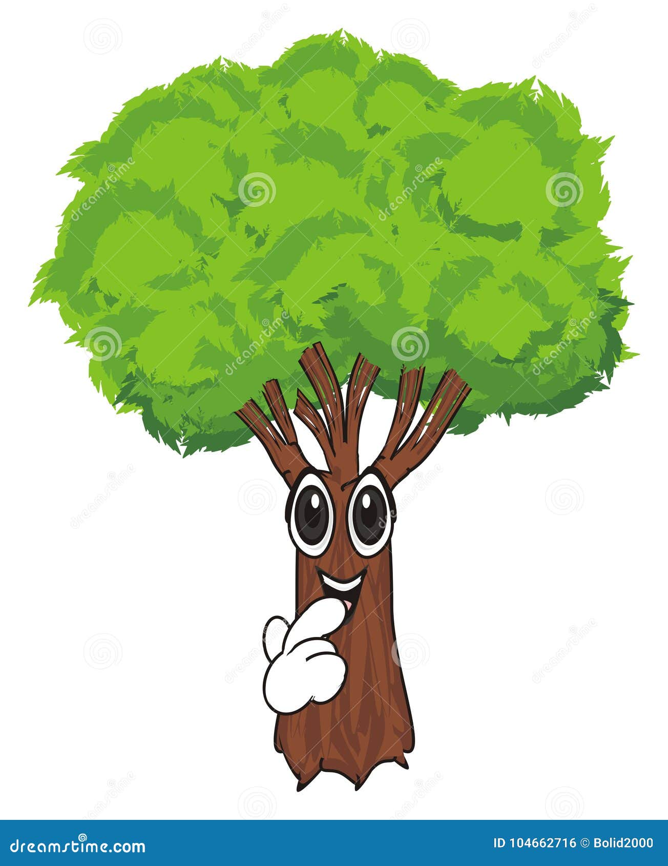 Shy face of tree stock illustration. Illustration of color - 104662716