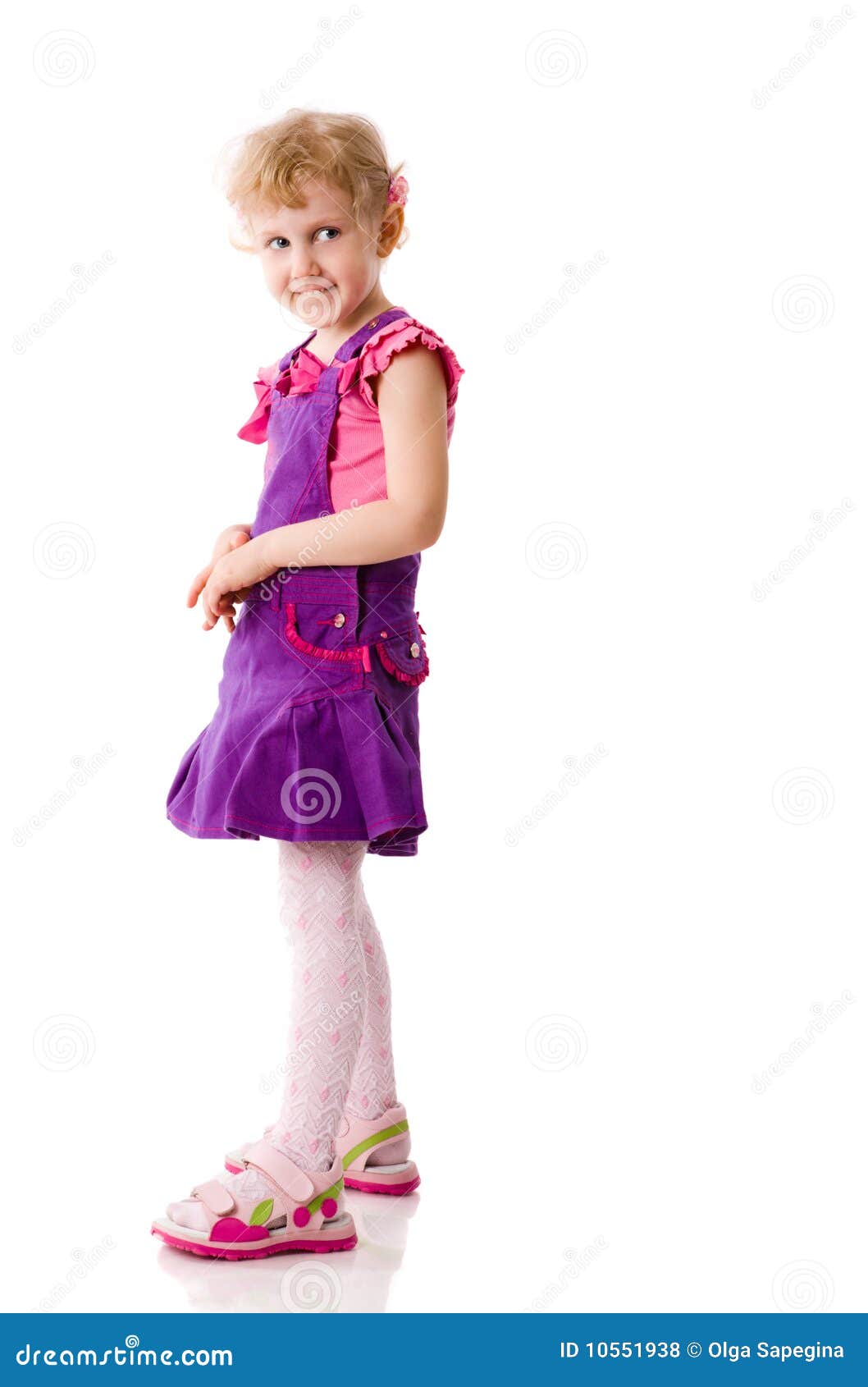 Shy Girl stock photo. Image of childhood, happiness, caucasian - 10551938