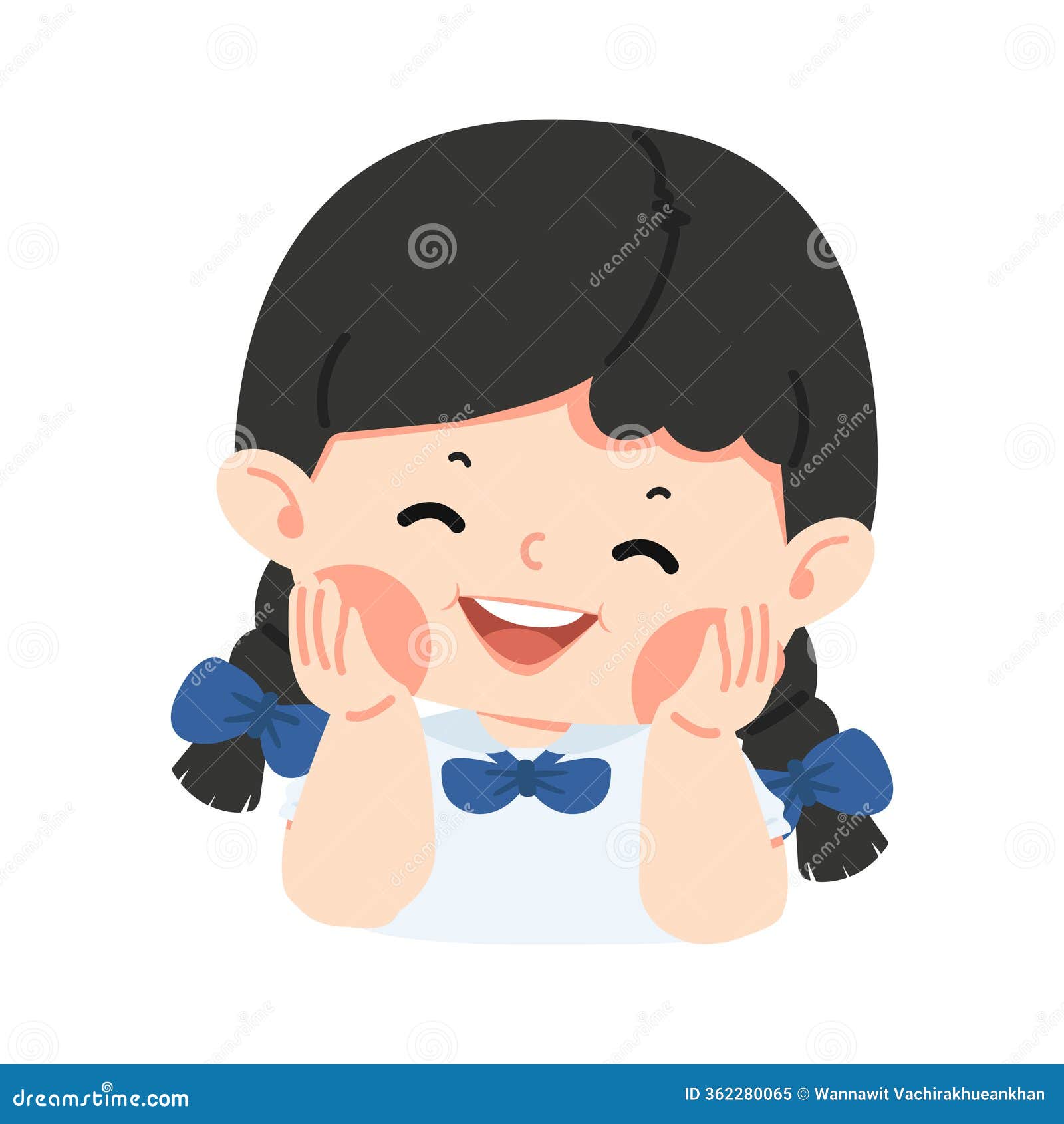 Bashful Timid Shy Embarrassed Cartoon Emoticon | CartoonDealer.com ...