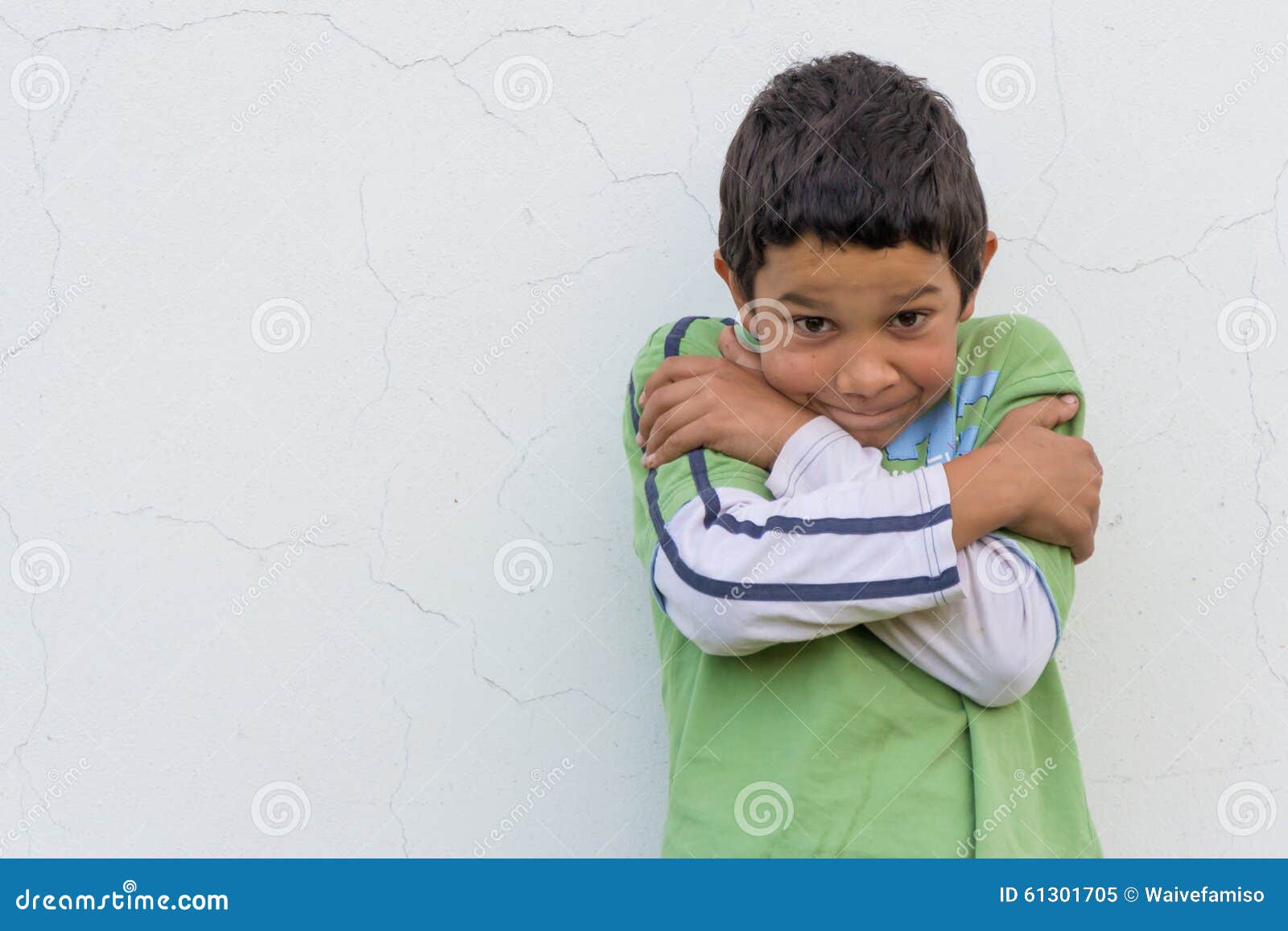 Shy gypsy child stock image. Image of race, dark, emotion - 61301705