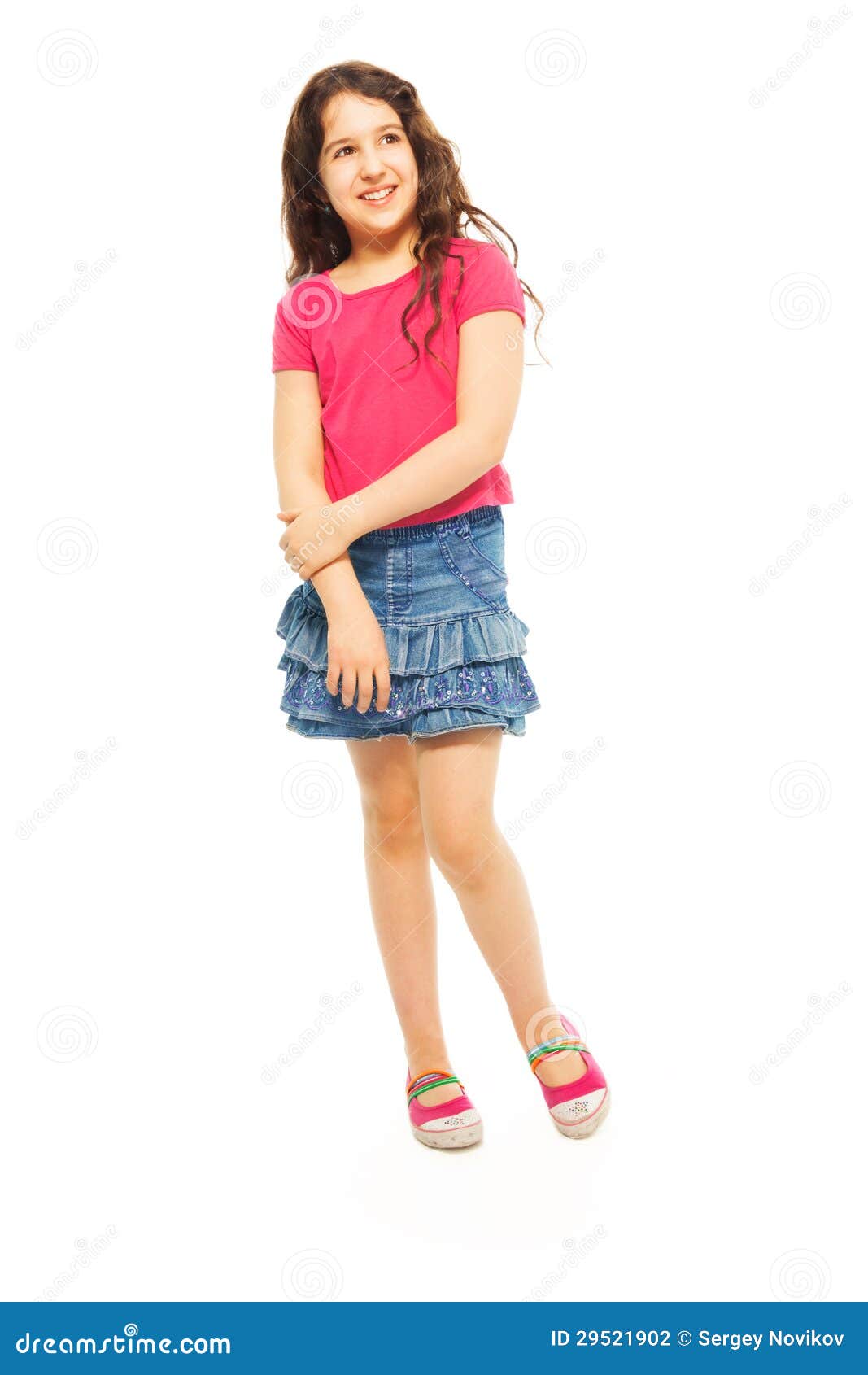 Shy and happy stock photo. Image of adorable, caucasian - 29521902