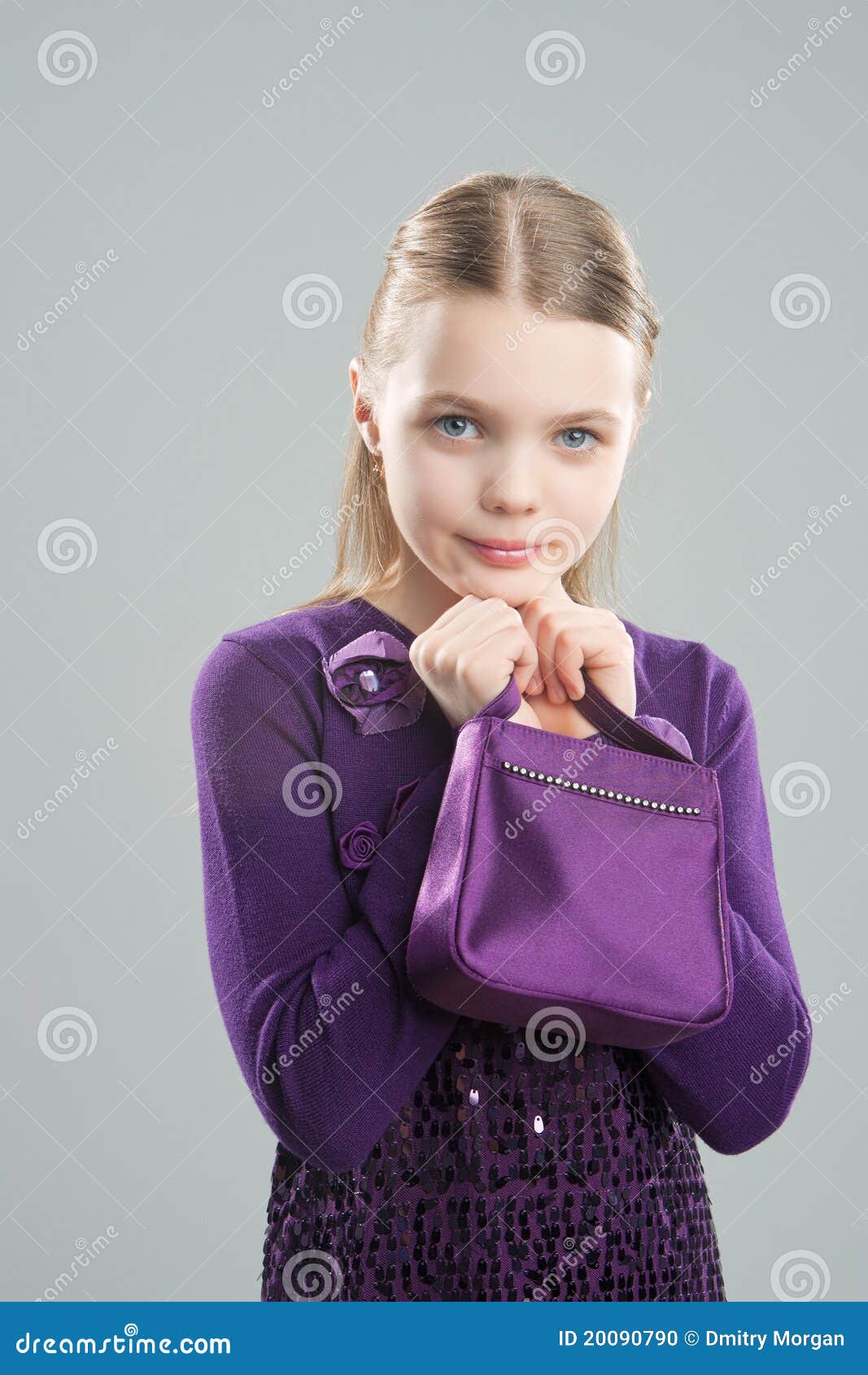 Shy kid stock photo. Image of handbag, childcare, isolated - 20090790