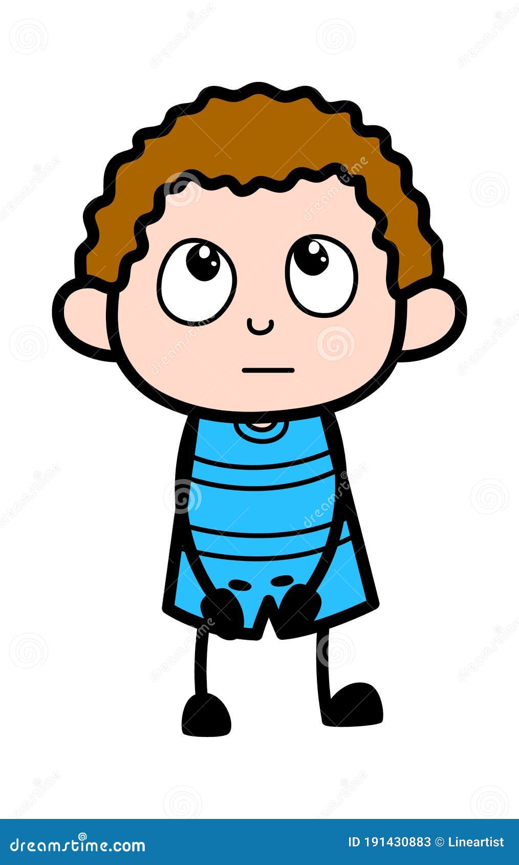 Shy Kid Clipart