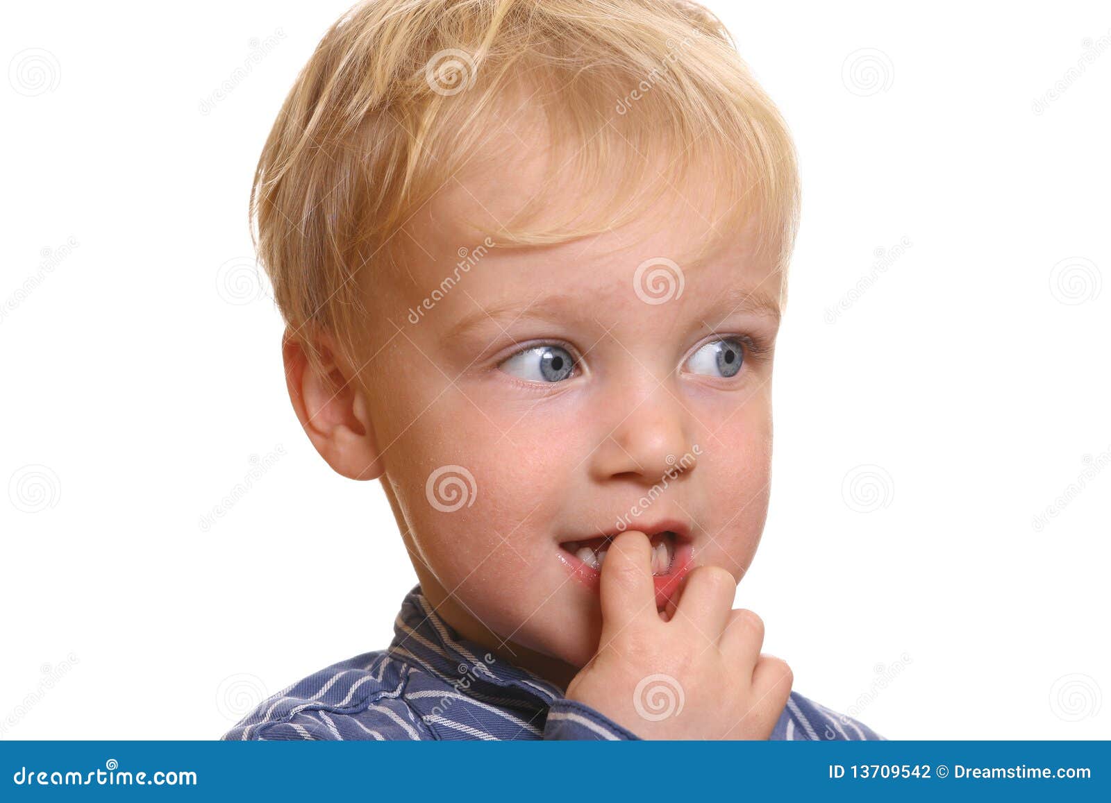 Shy little boy stock photo. Image of young, smile, toddler - 13709542