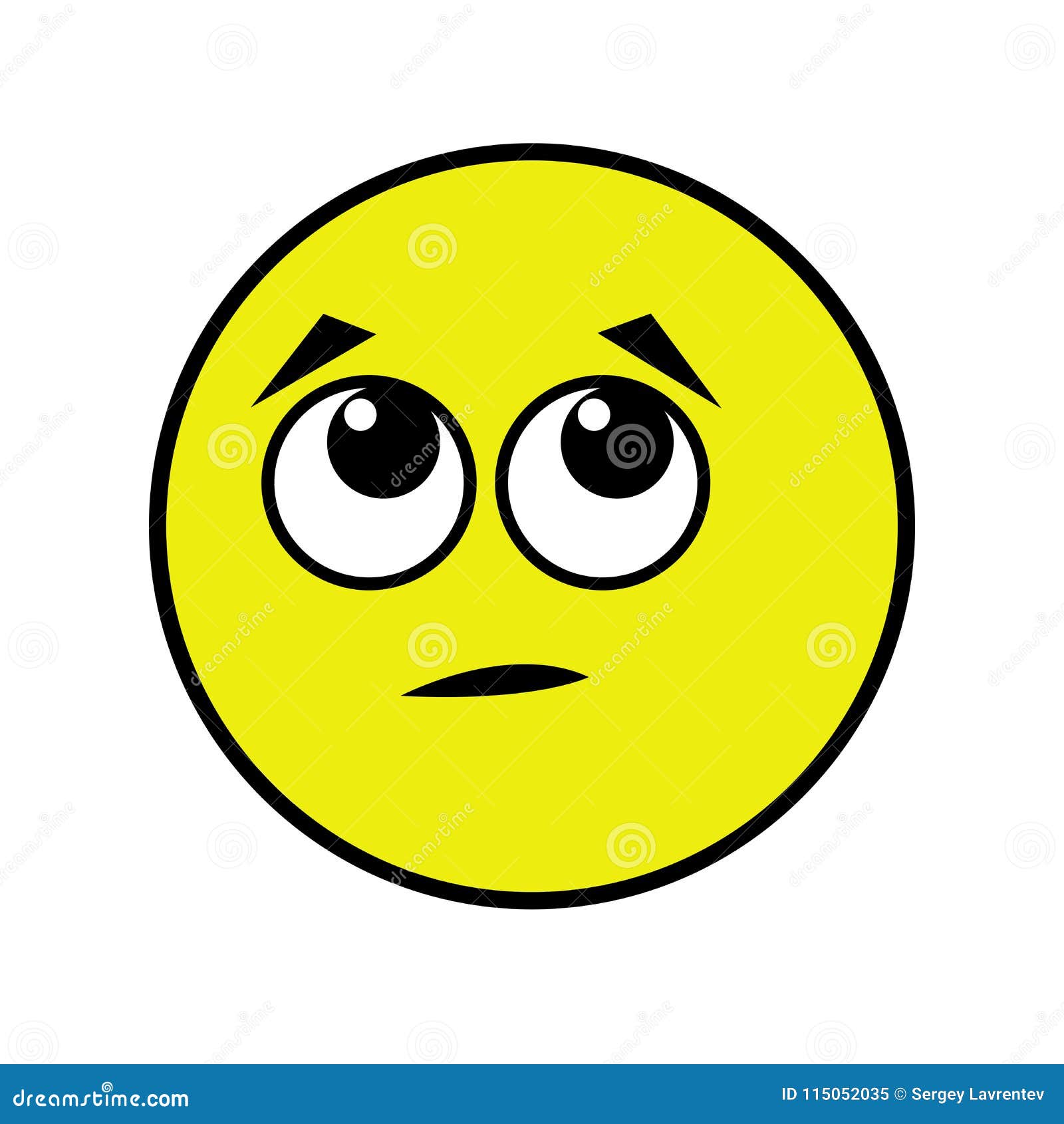 Shy Smiley on White Background Stock Vector - Illustration of isolated ... Shy Smiley on White Background Stock Vector - Illustration of isolated ...