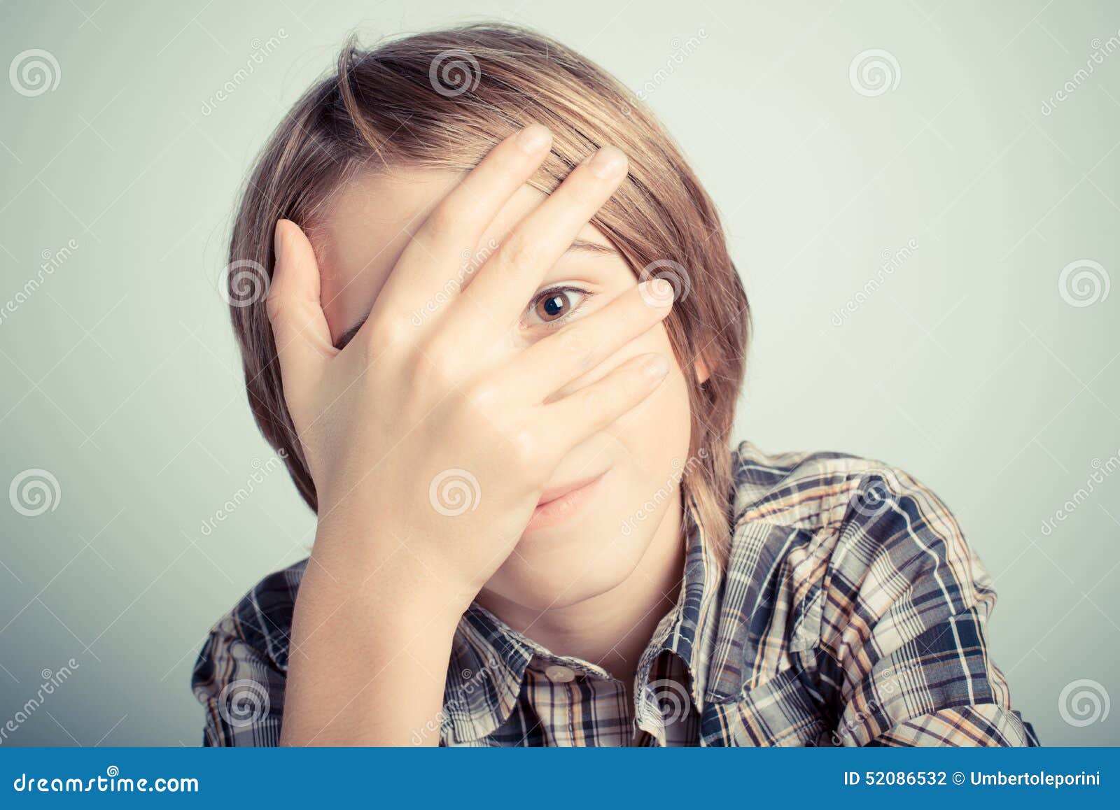 Shyness stock photo. Image of shyness, face, report, card - 52086532