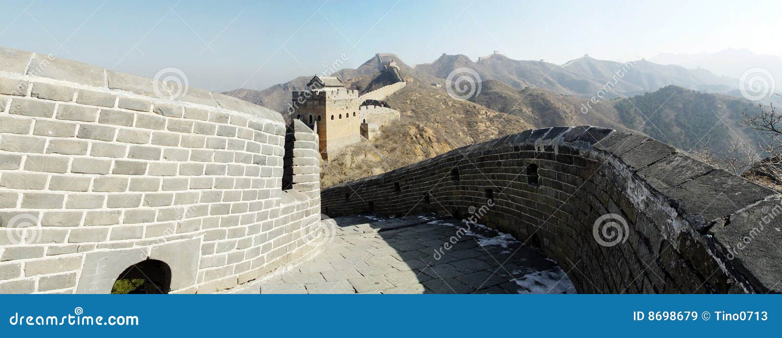 Si Ma Tai Great Wall stock image. Image of miyun, spring - 8698679