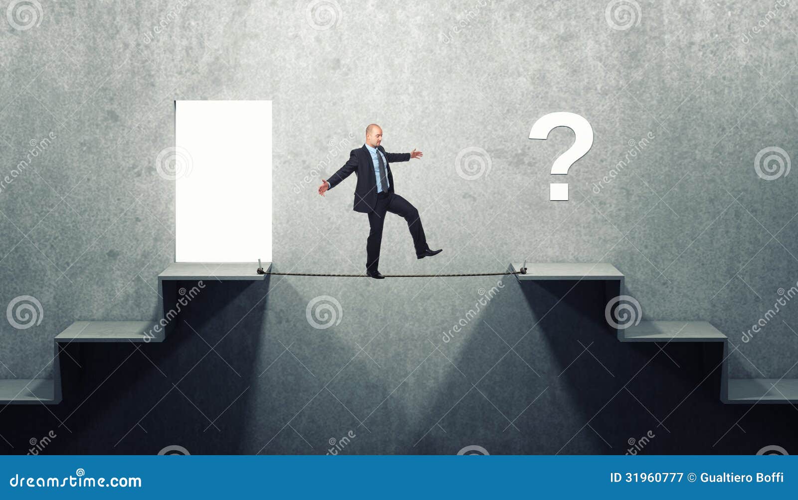 Sia coraggioso illustrazione di stock. Illustrazione di domanda - 31960777