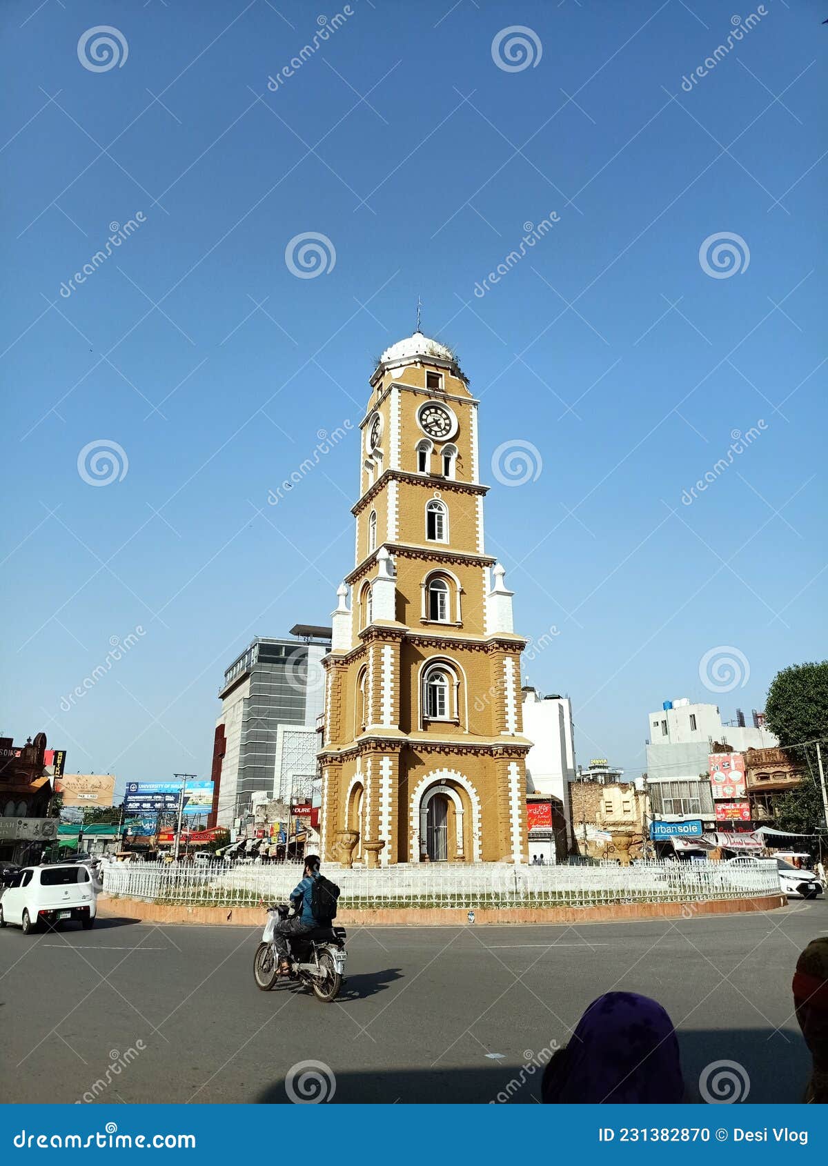 Sialkot ghanta Ghar editorial image. Image of facade - 231382870