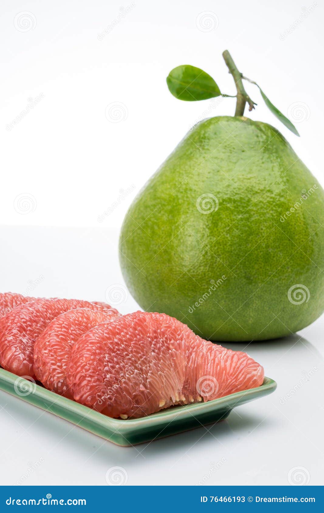 Siam Ruby Pomelo Fruit stock image. Image of isolated - 76466193
