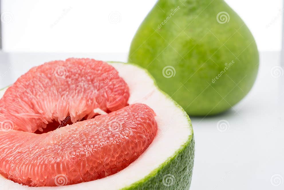 Siam Ruby Pomelo Fruit stock photo. Image of vegetarian - 76466264