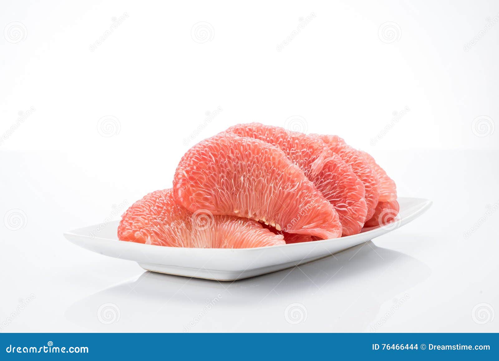 Siam Ruby Pomelo Fruit stock photo. Image of slice, siam - 76466444