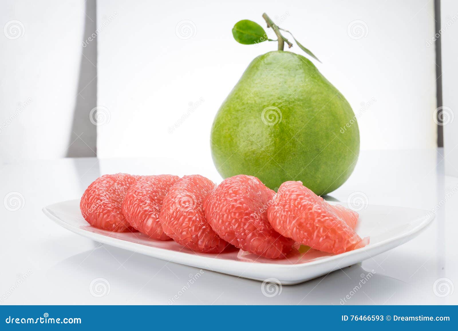 Siam Ruby Pomelo Fruit stock image. Image of object, natural - 76466593