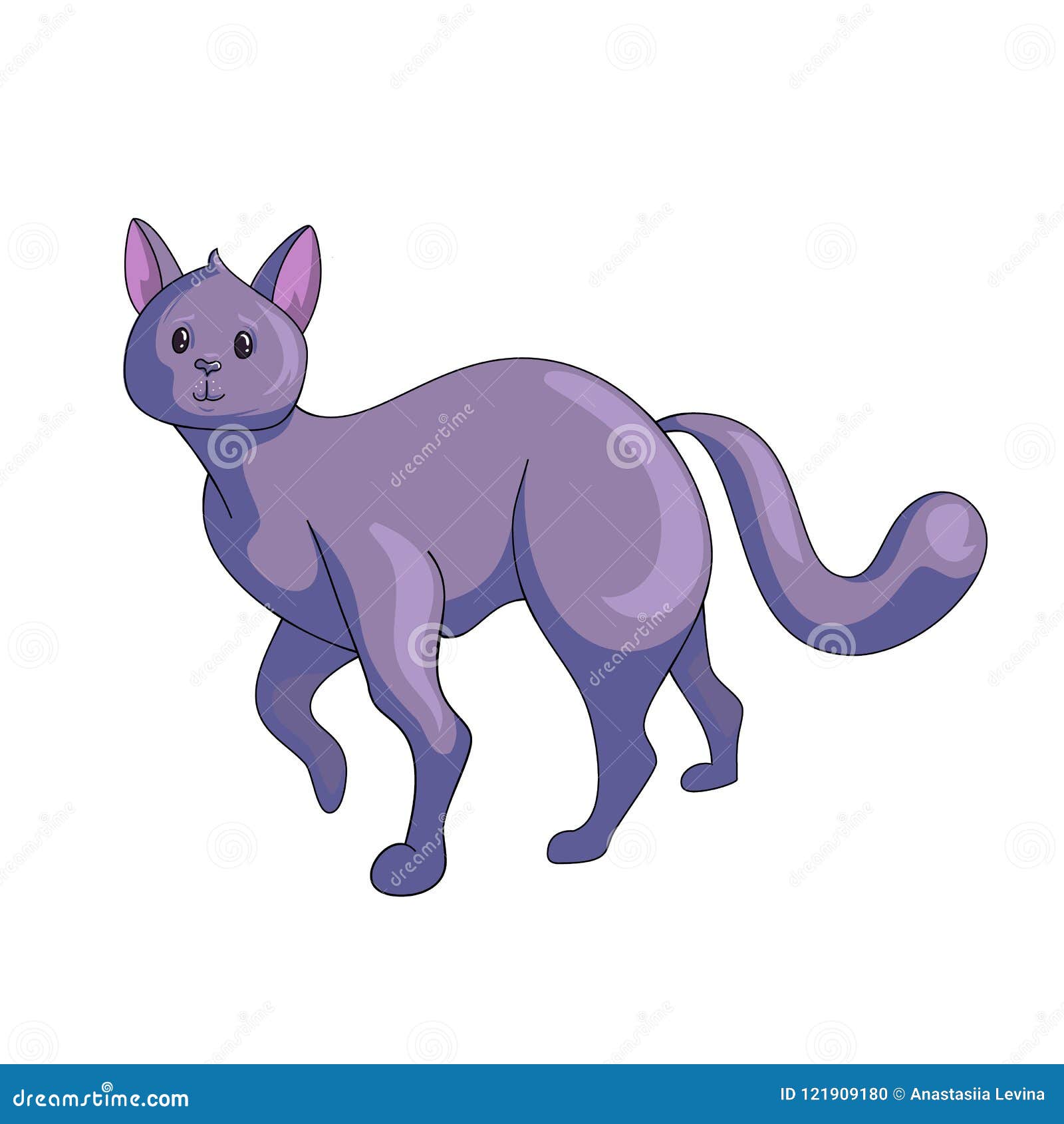 Siamese cat icon stock vector. Illustration of icon - 121909180