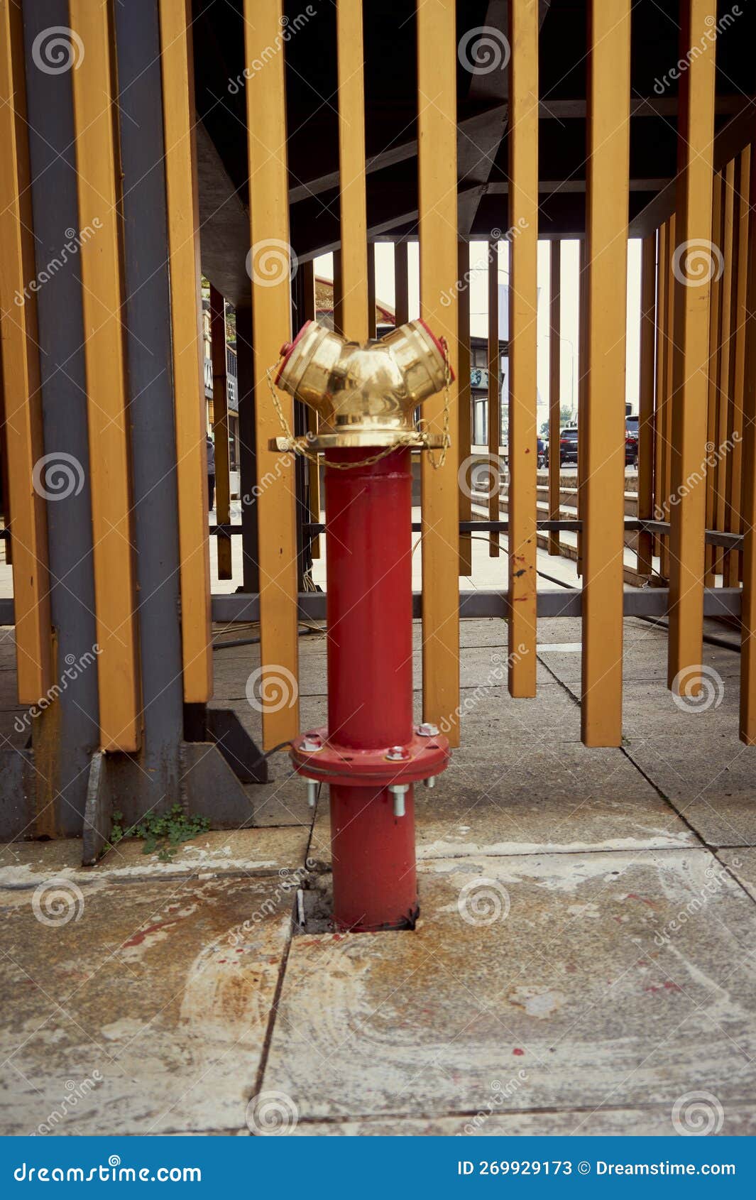 Siamese connection stock image. Image of lighting, wood - 269929173