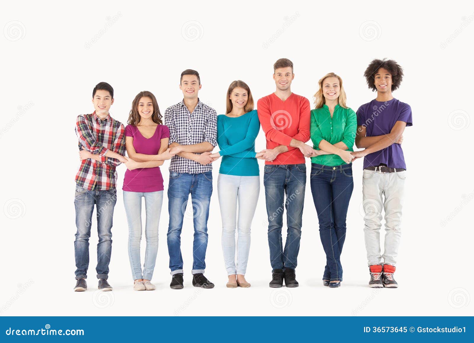 Siamo insieme forti. immagine stock. Immagine di esprimere - 36573645