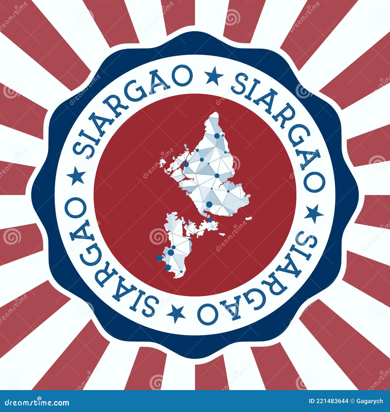 Siargao Badge. Cartoon Vector | CartoonDealer.com #156520153