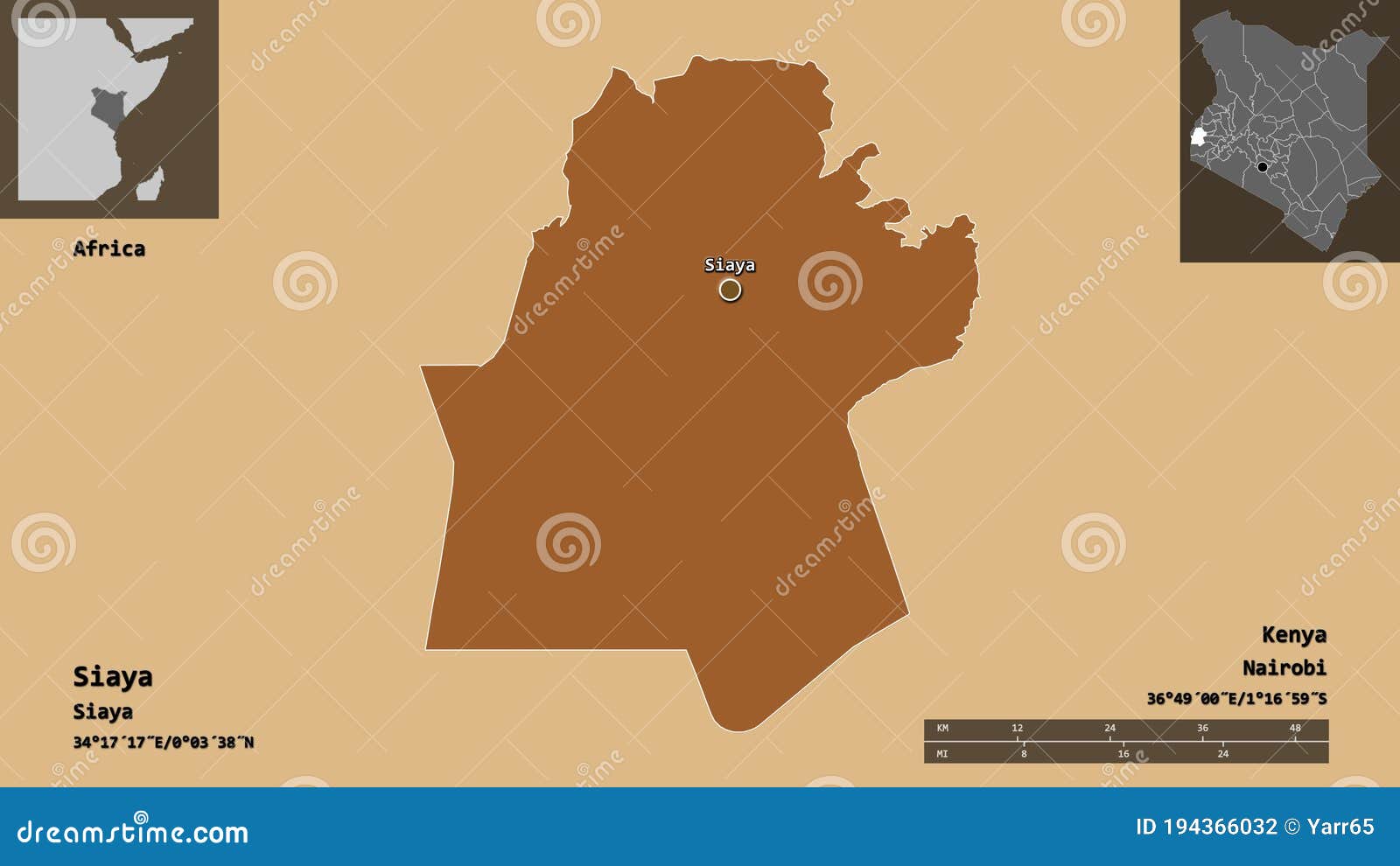 Siaya, County of Kenya,. Previews. Pattern Stock Illustration ...