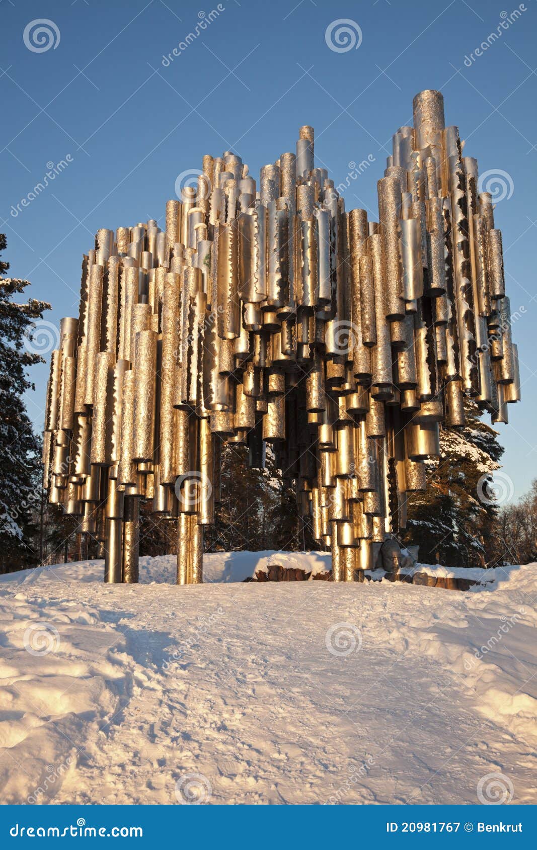Sibelius Monument editorial photography. Image of metal - 20981767