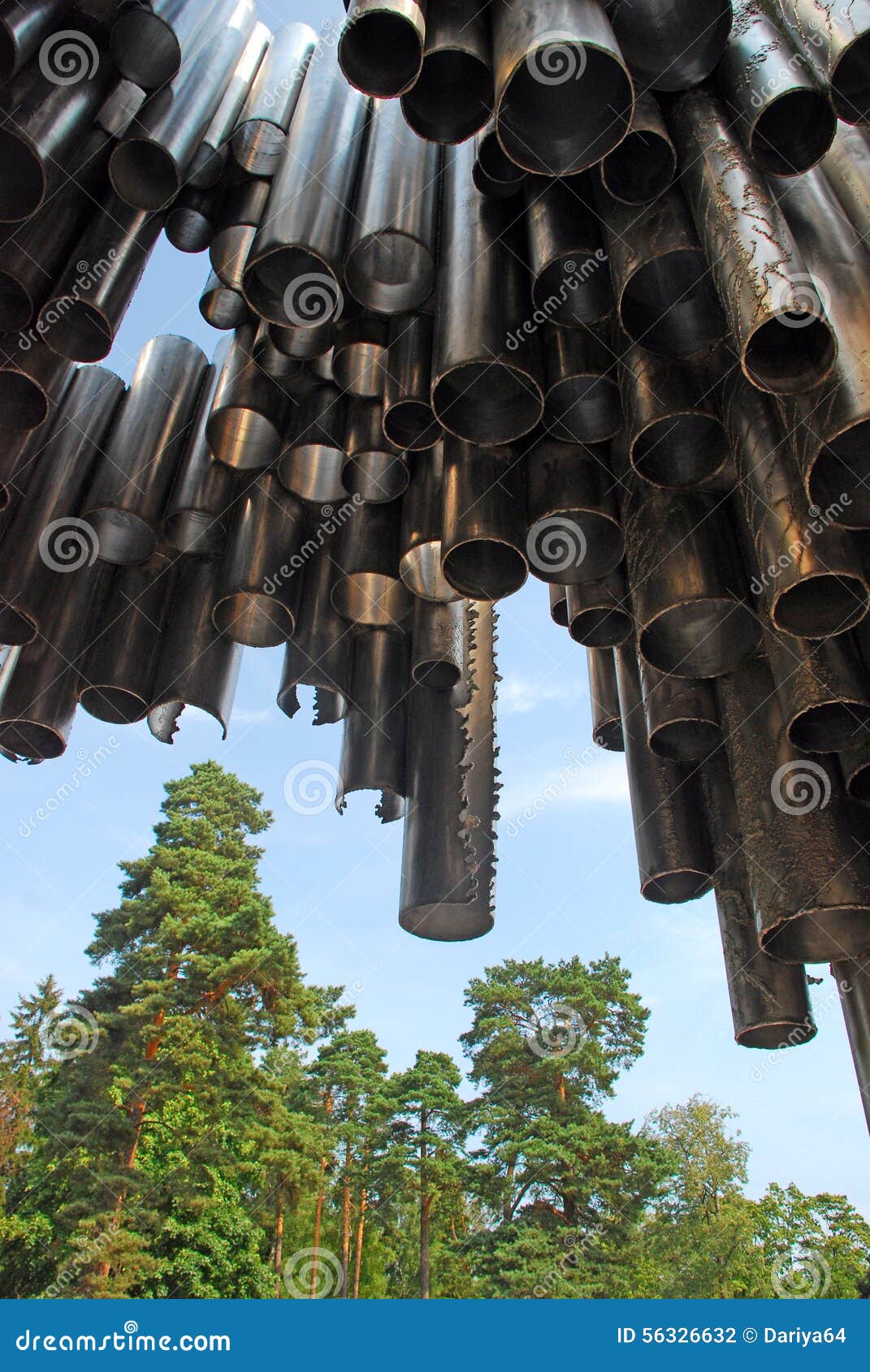 Sibelius Monument in Helsinki Stock Photo - Image of finland, park ...