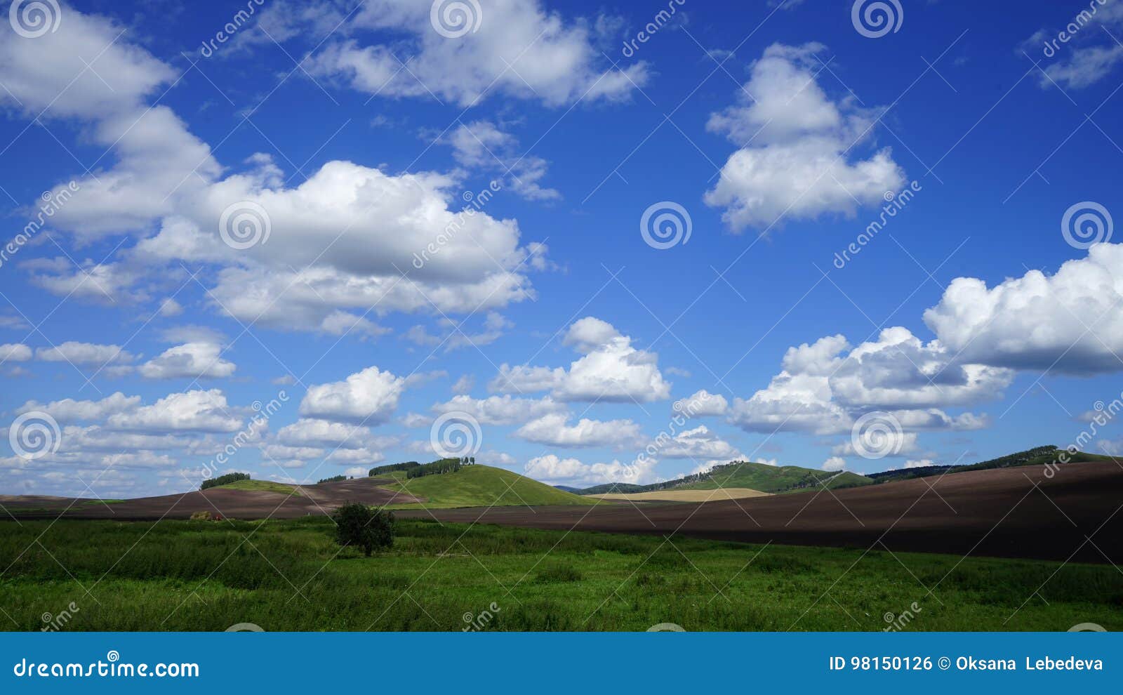 Siberia Steppes in the Summer Stock Photo - Image of peak, mountains ...