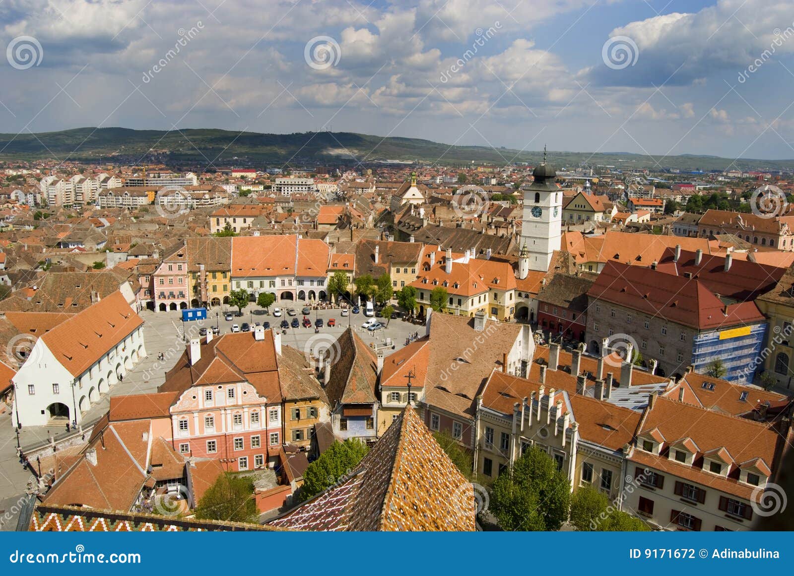 Sibiu stock photo. Image of hills, sibiu, landscape, christianity - 9171672