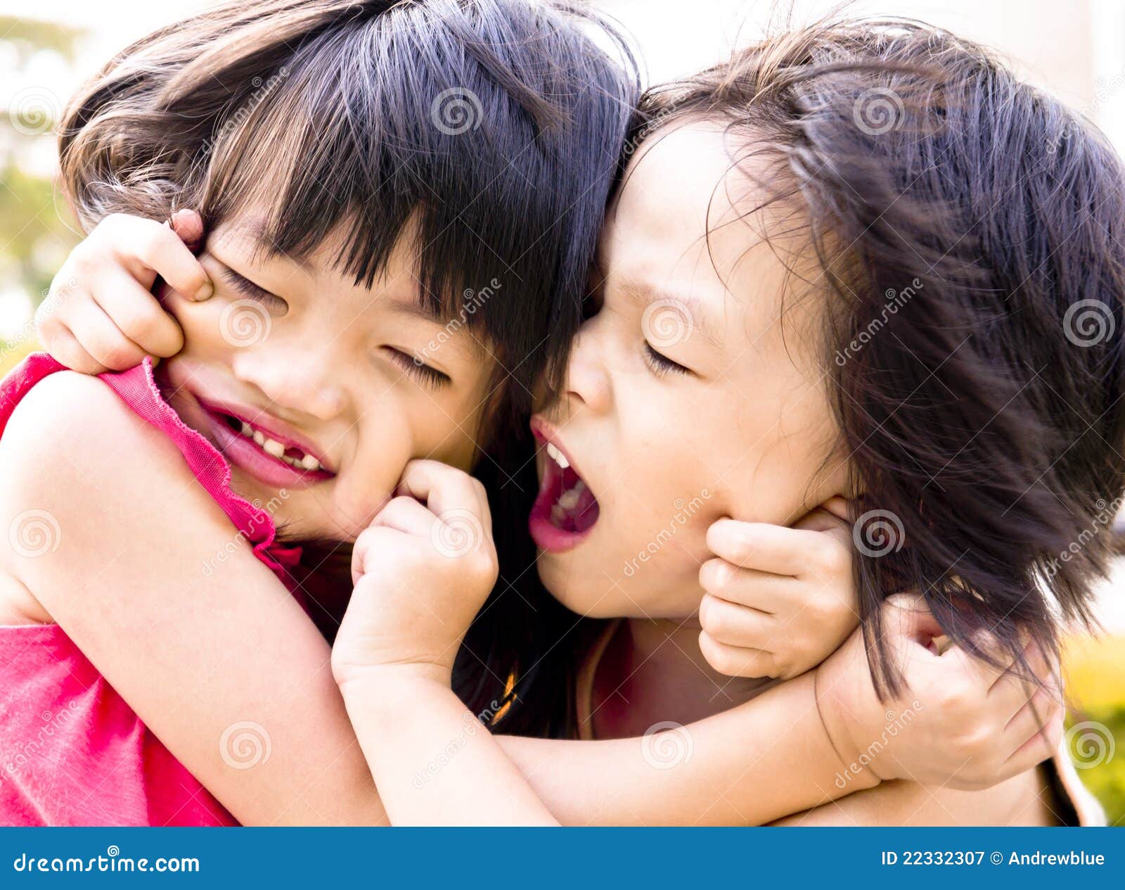 Sibling playing stock image. Image of behaving, girl - 22332307