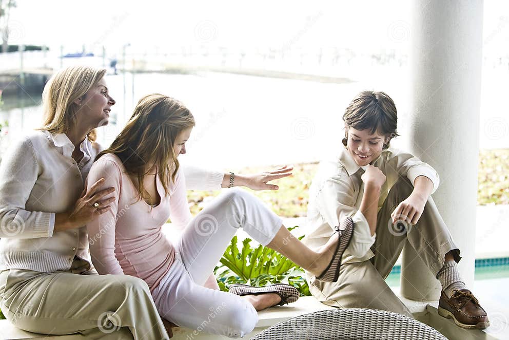 Sibling rivalry stock image. Image of years, sister, casual - 10642275