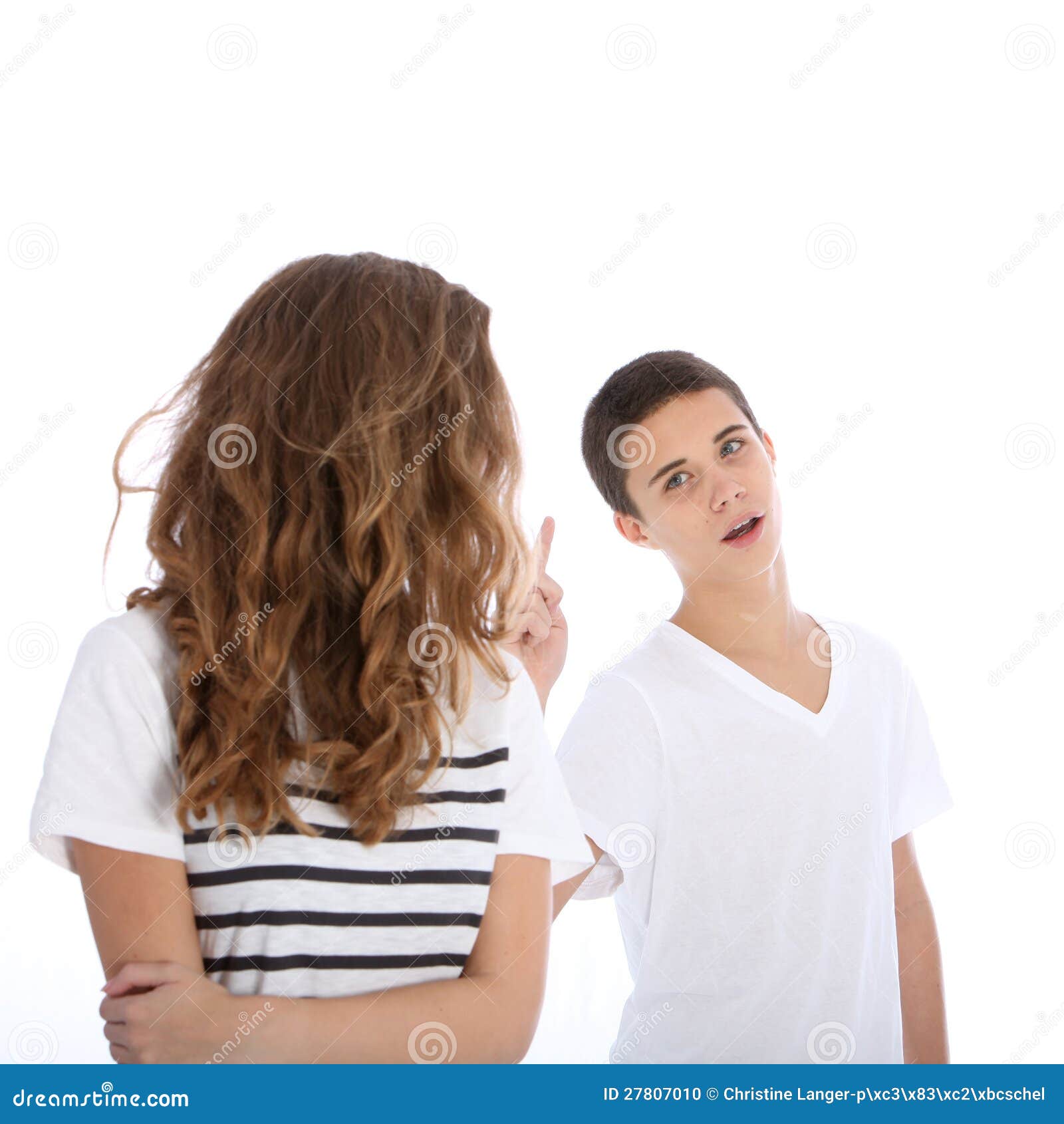 Sibling Rivalry and Jealousy Stock Photo - Image of gesture, turned ...