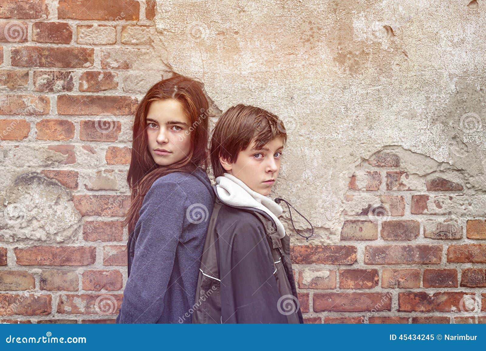 Siblings back to back stock image. Image of size, siblings - 45434245