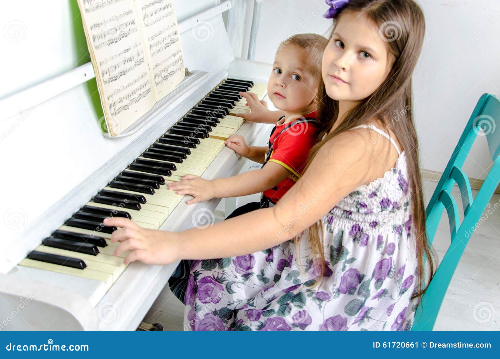 Siblings stock image. Image of playing, child, beautiful - 61720661