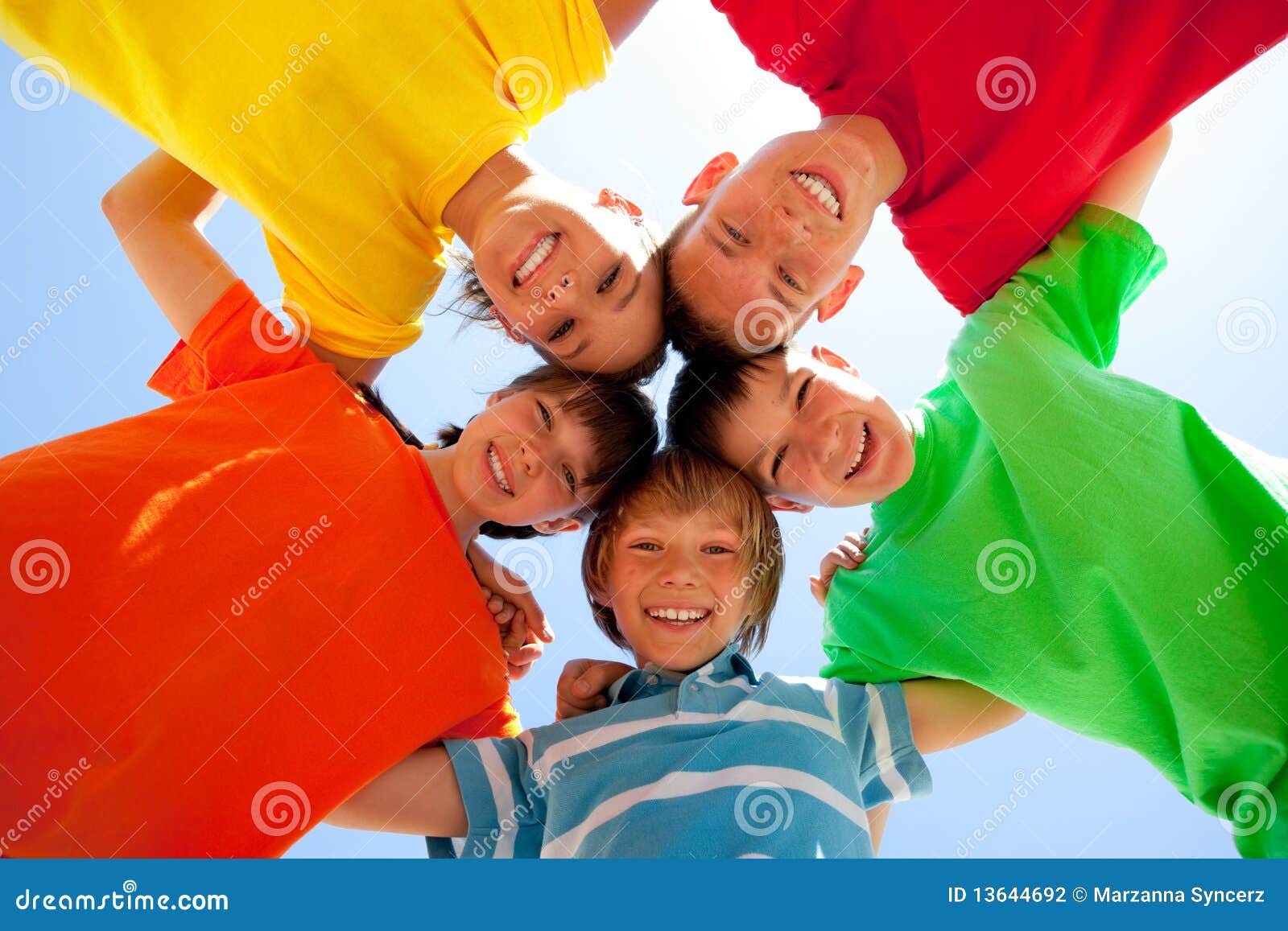 Siblings in a circle stock photo. Image of boys, embrace - 13644692